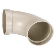 Lambro 8' White Vinyl Vent Duct Kit with Hose and Plastic Clamps ...