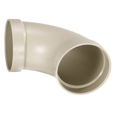 Lambro 8' White Vinyl Vent Duct Kit with Hose and Plastic Clamps ...