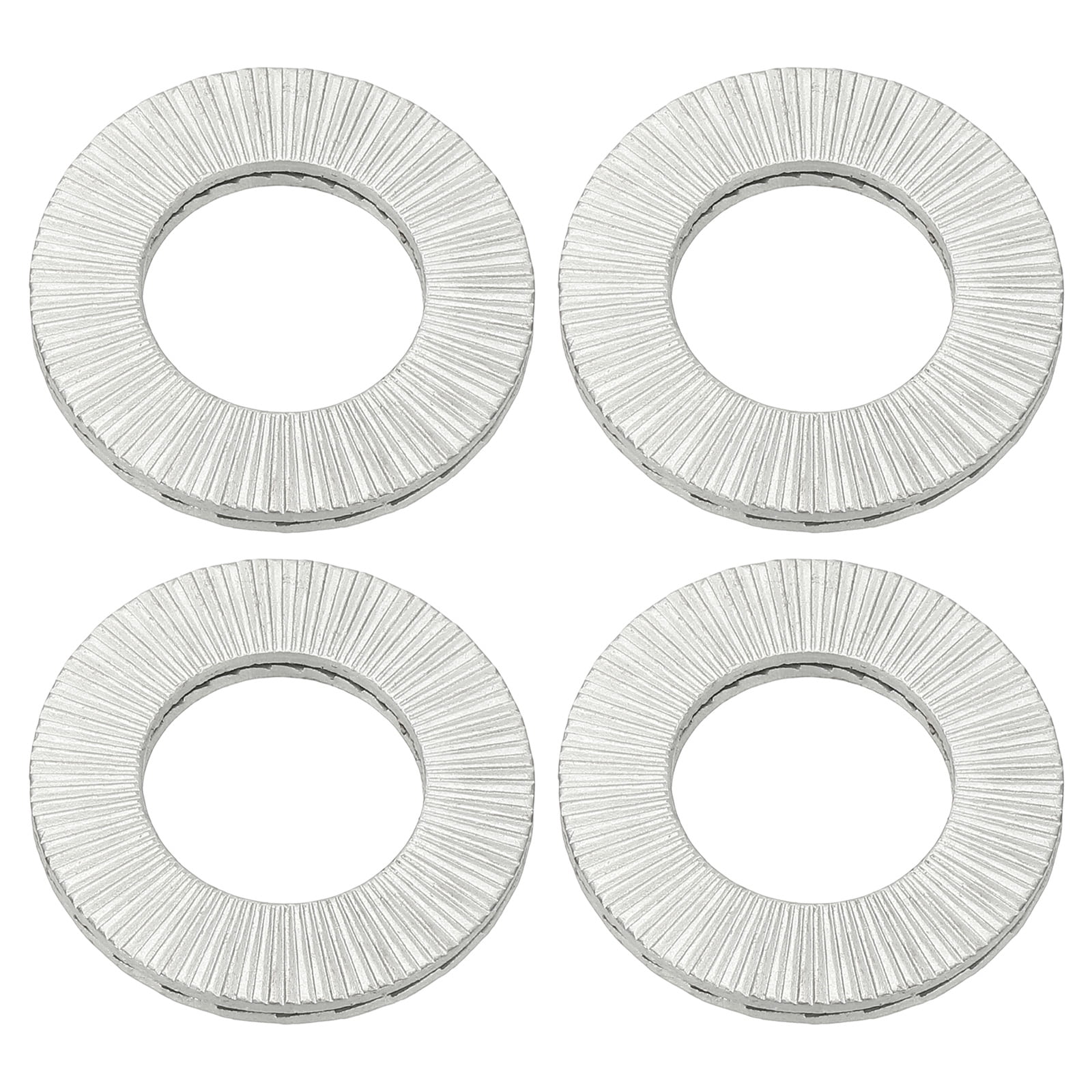 Uxcell Vibration Resistant Wedge Locking Washers Manganese Steel for M20 Bolts Screw, 4 Pack(21. ...