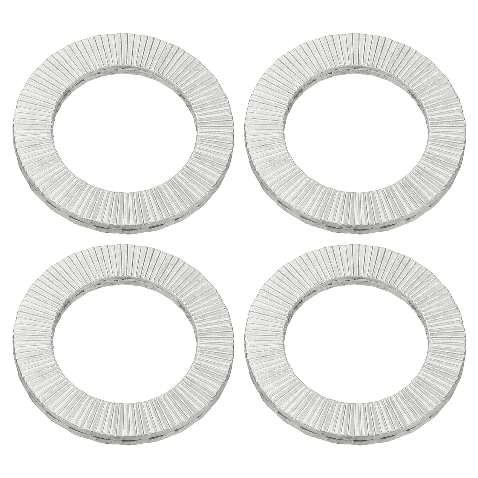 Uxcell Wedge Locking Washers Manganese Steel Vibration Resistant Safety Washers for Bolts Screw ...