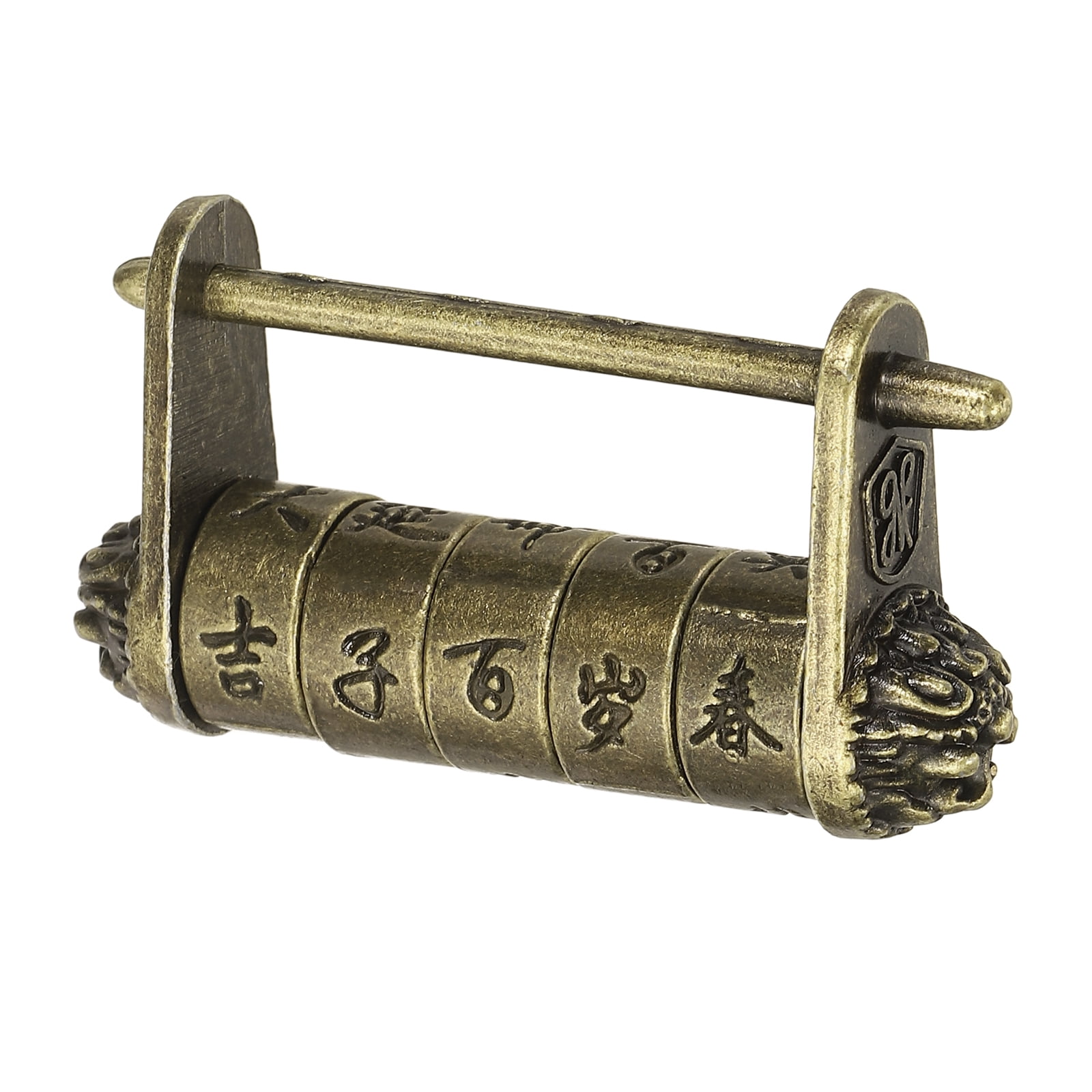 Uxcell Vintage Chinese Characters Combination Password Lock, (2" Long ...