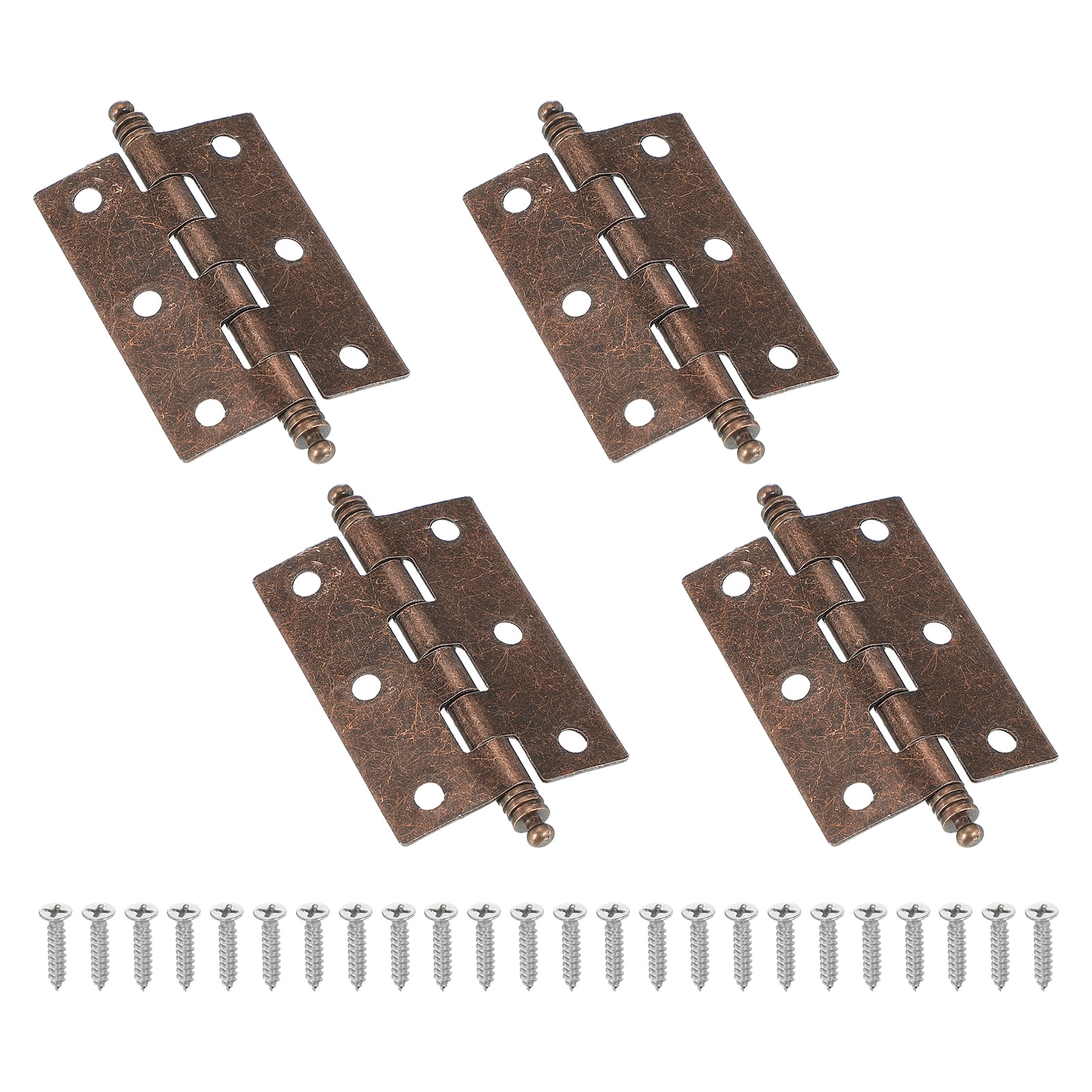 Uxcell Vintage Metal Hinges Heavy Duty Cabinet Butt Hinges Small ...