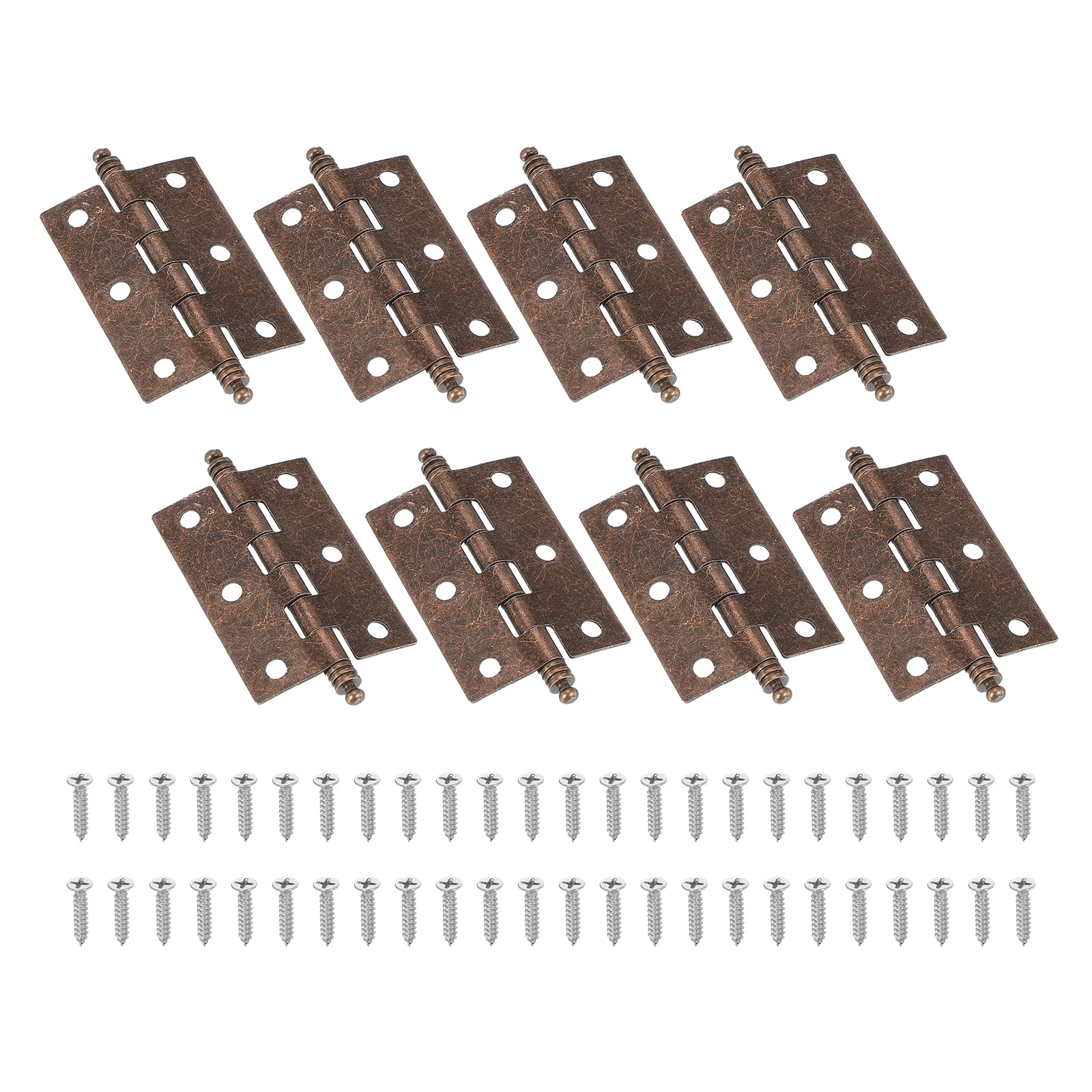 Uxcell Vintage Metal Hinges Heavy Duty Cabinet Butt Hinges for Bathroom ...