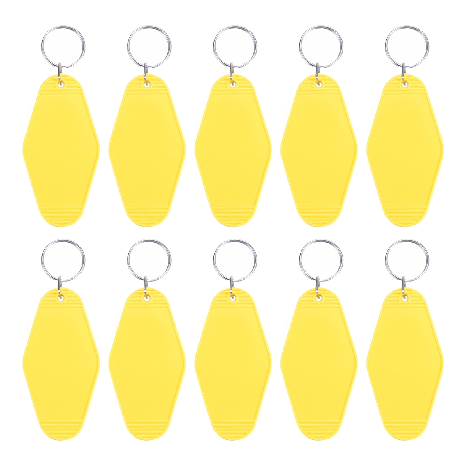 Uxcell Vintage Motel Keychain Blank Hotel Keychain Rhombus Retro Key ...