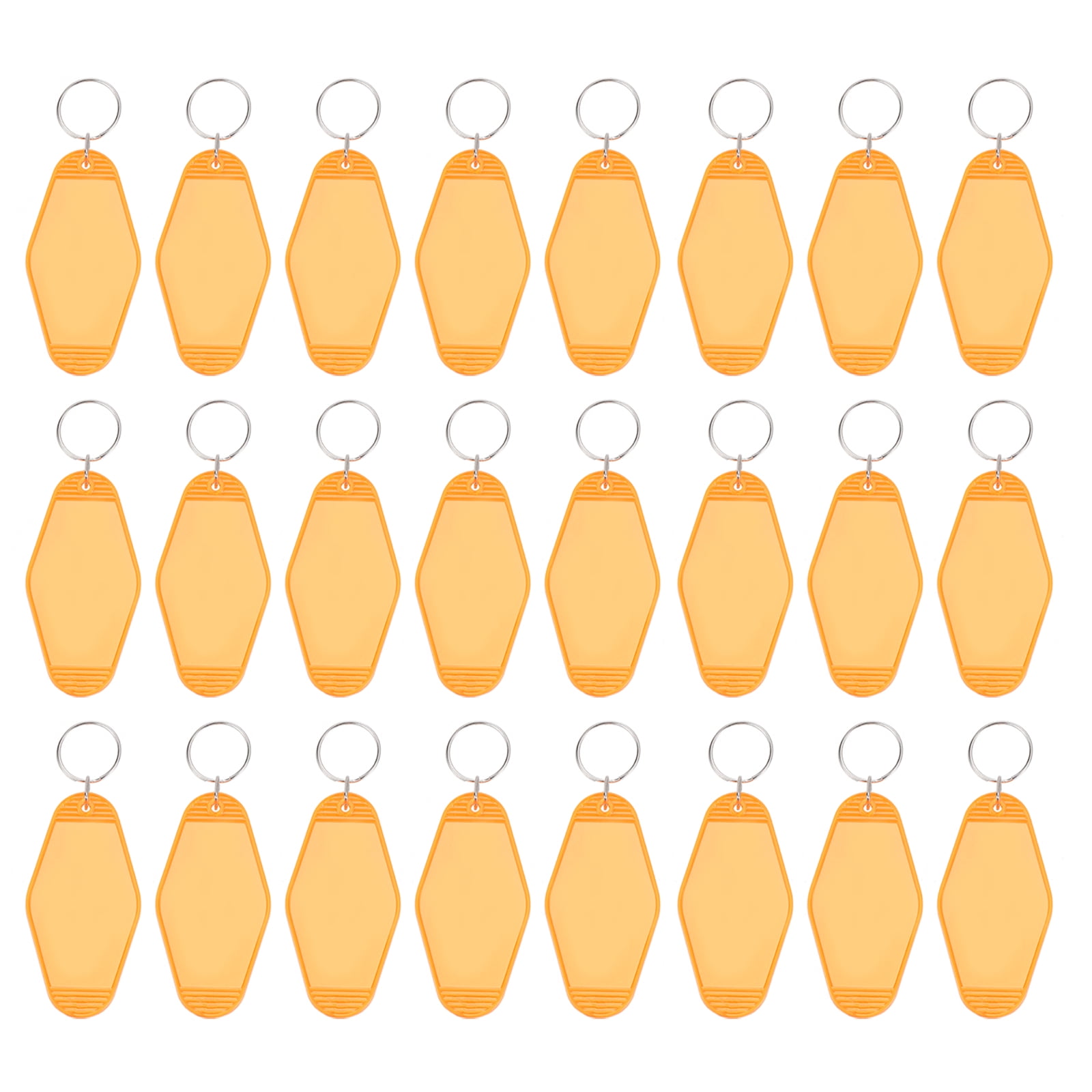 Uxcell Vintage Motel Keychain Blank Hotel Keychain Rhombus Retro Key ...