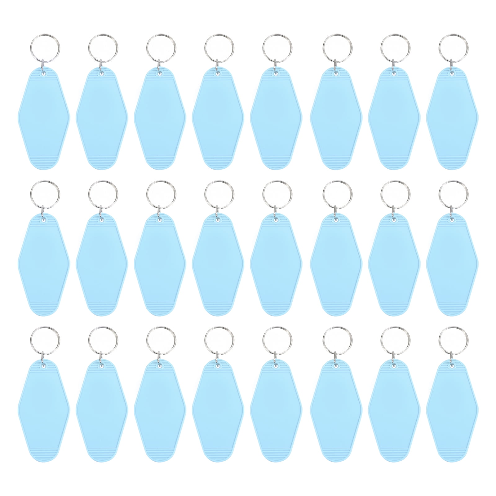 Uxcell Vintage Motel Keychain Blank Hotel Keychain Rhombus Retro Key ...