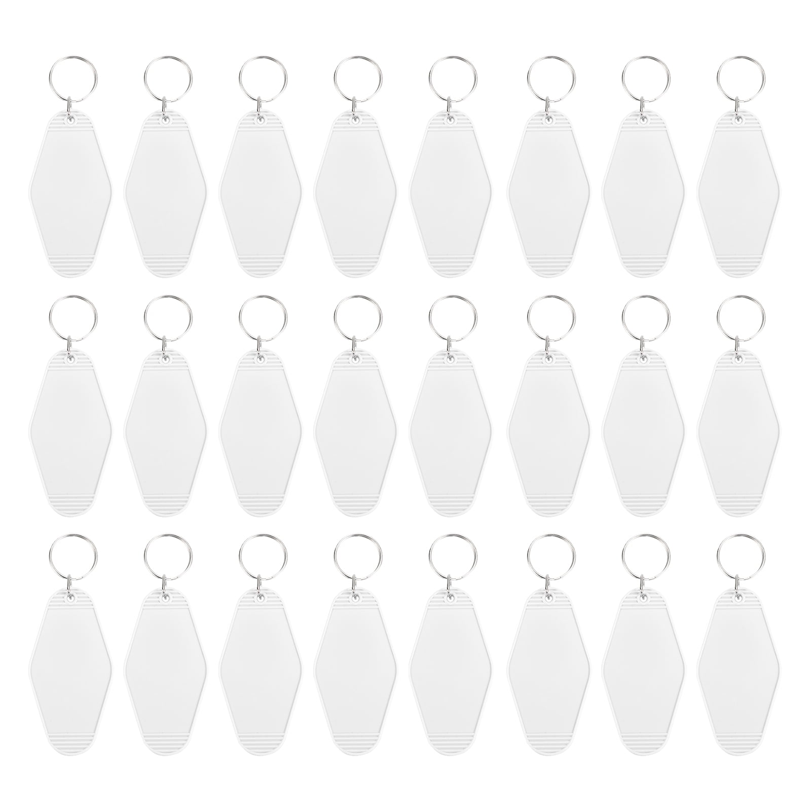 Uxcell Vintage Motel Keychain Blank Hotel Keychain Rhombus Retro Key ...