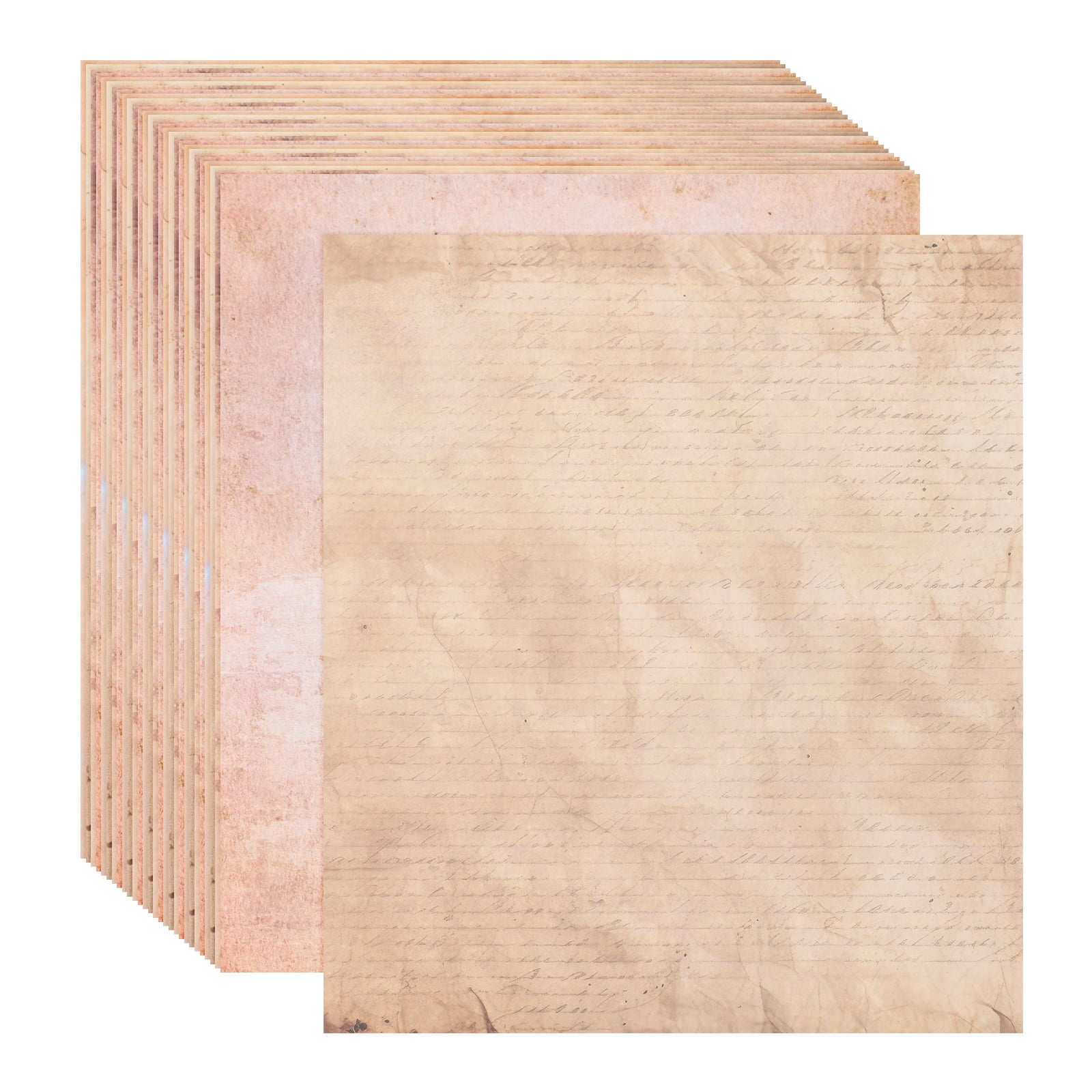 Uxcell Vintage Paper Parchment Paper Double-sided Old Aged Paper for ...