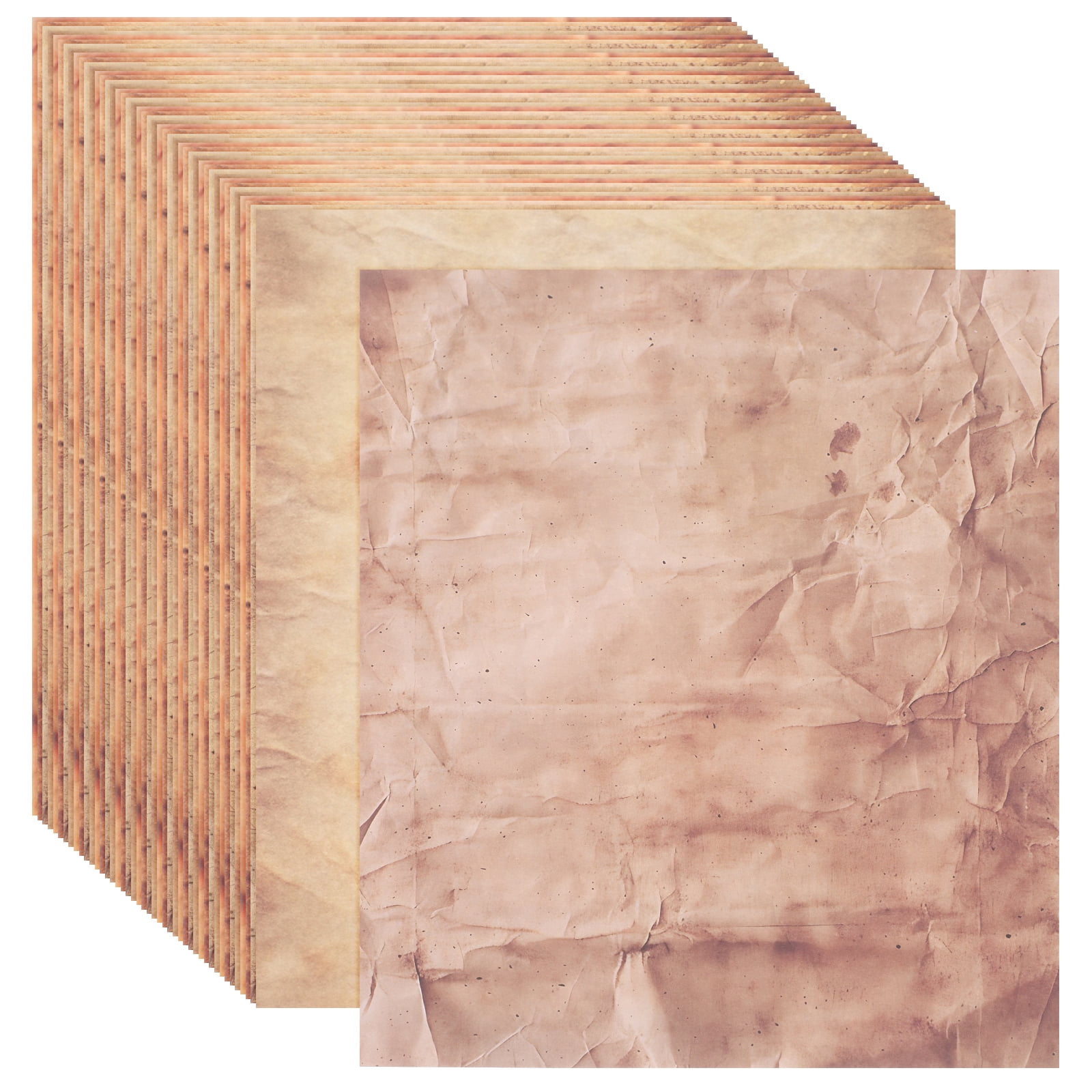 Uxcell Vintage Paper Parchment Paper Old Aged Paper for Scrapbooking ...