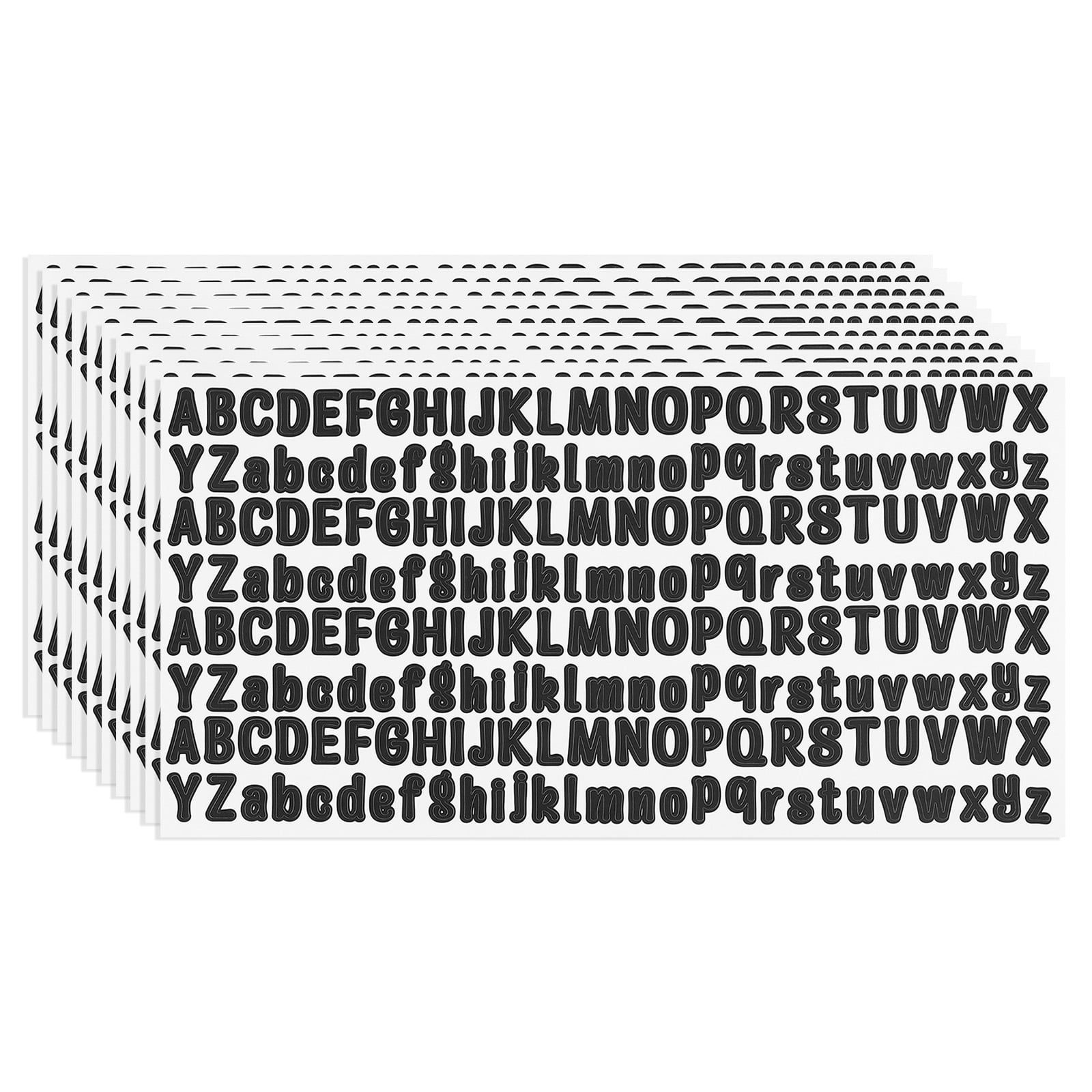 Uxcell Vinyl Letters Numbers Stickers Kit, Self Adhesive Decals for ...