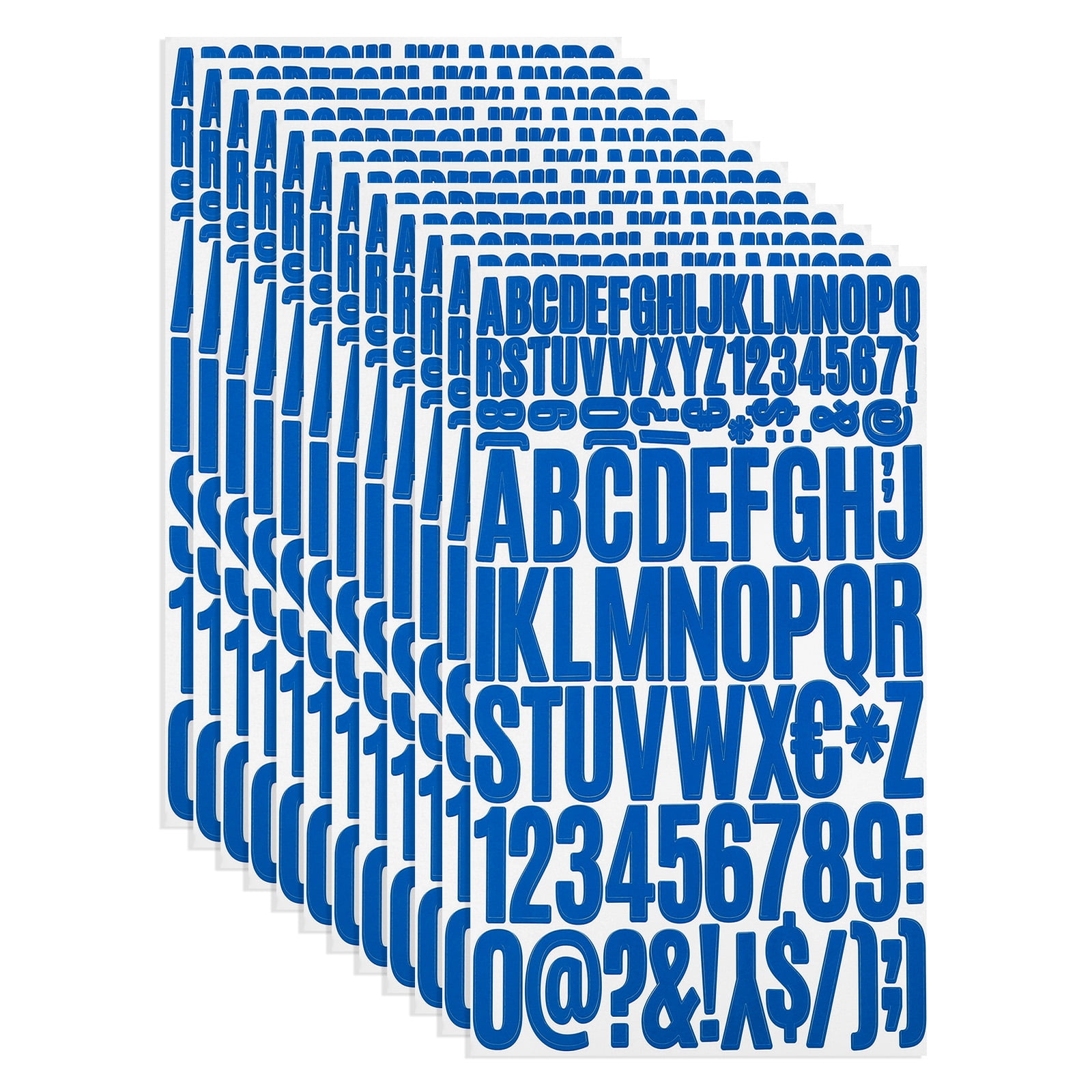 Uxcell Vinyl Letters Numbers Stickers Kit, Self Adhesive Decals for ...