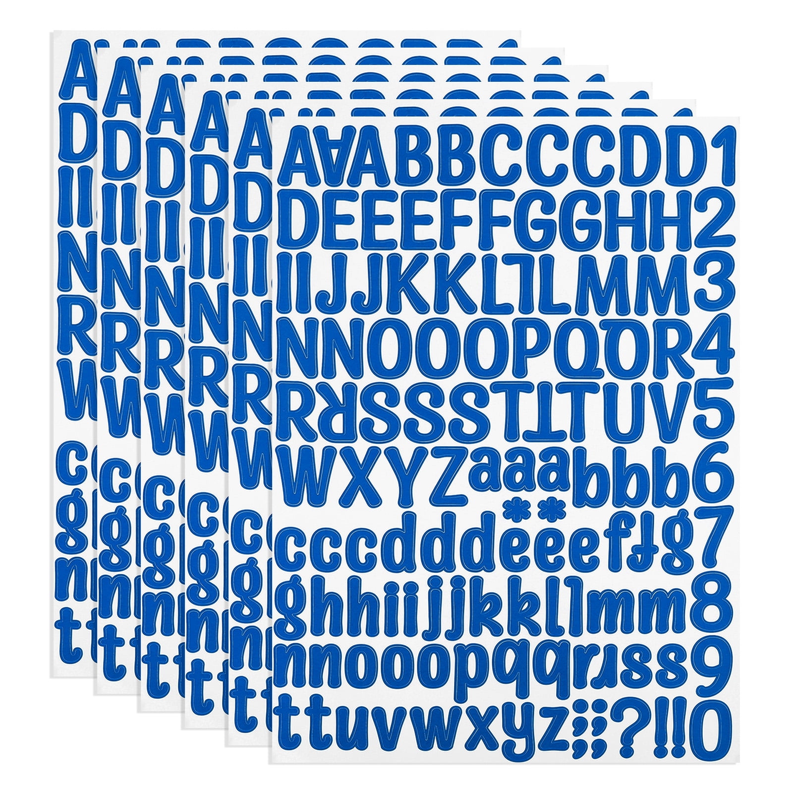 Uxcell Vinyl Letters Numbers Stickers Kit, Self Adhesive Decals for ...