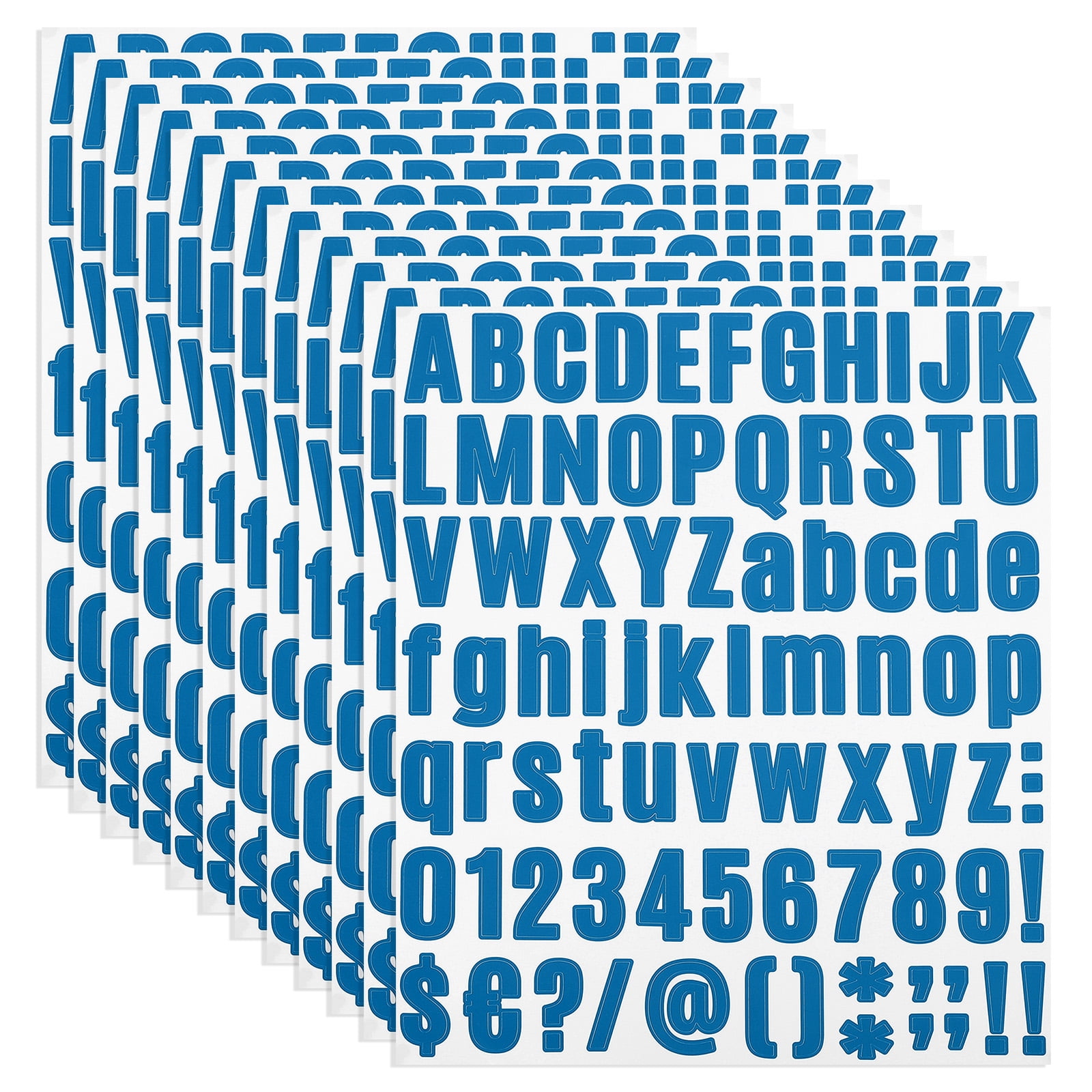 Uxcell Vinyl Letters Numbers Stickers Kit, Self Adhesive Decals for ...