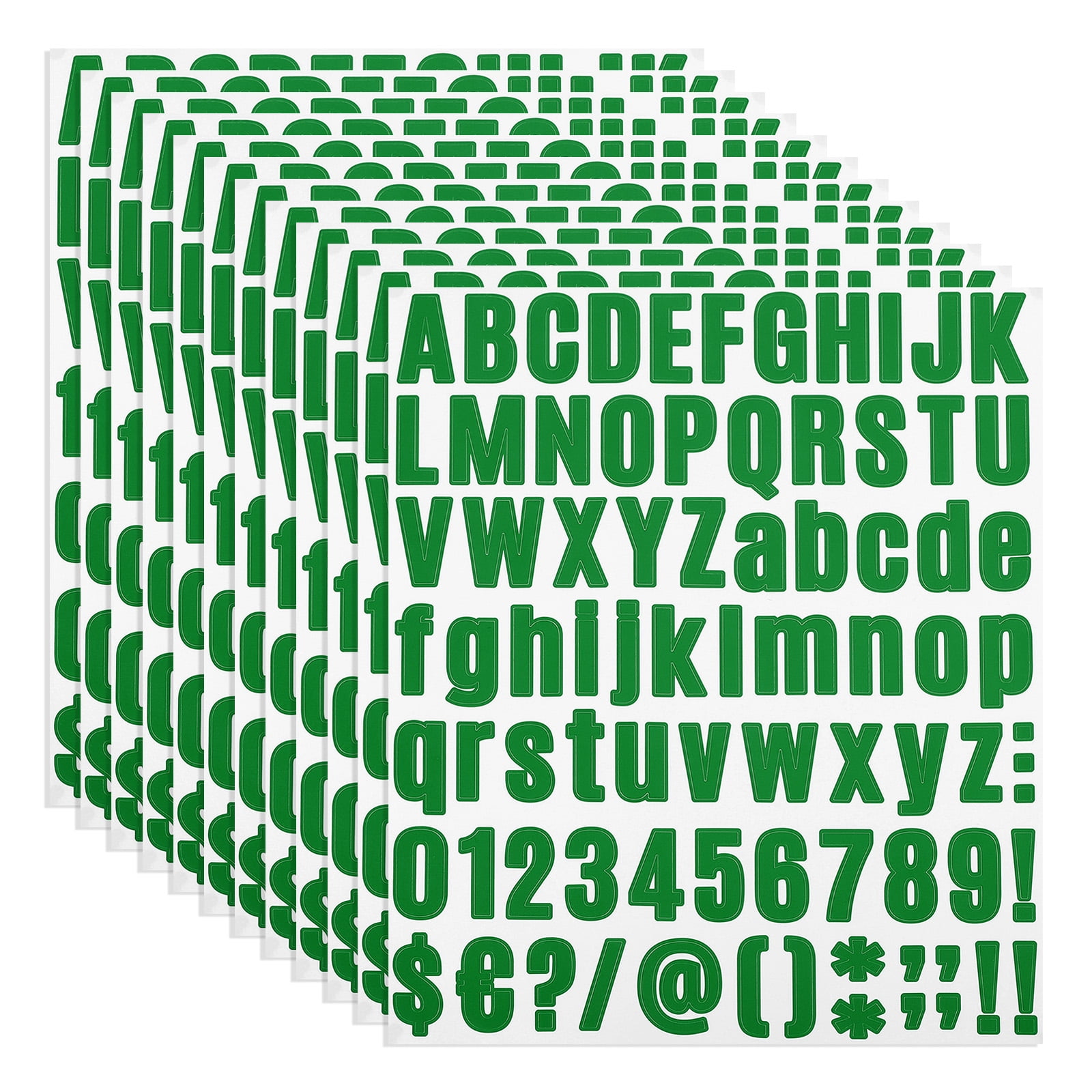 Uxcell Vinyl Letters Numbers Stickers Kit, Self Adhesive Decals for ...