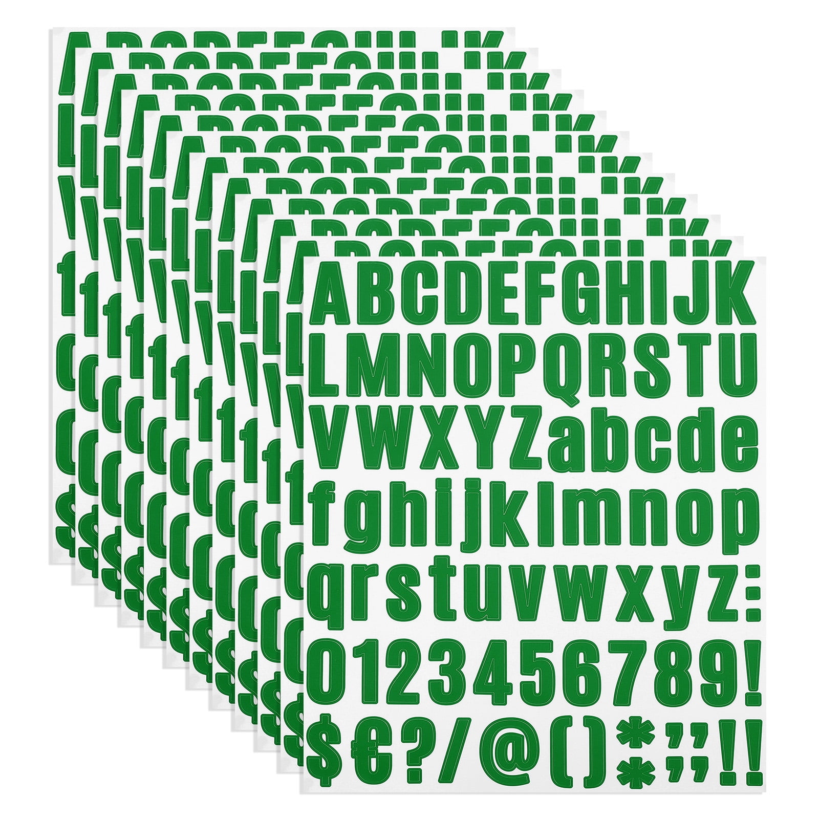 Uxcell Vinyl Letters Numbers Stickers Kit, Self Adhesive Decals for ...