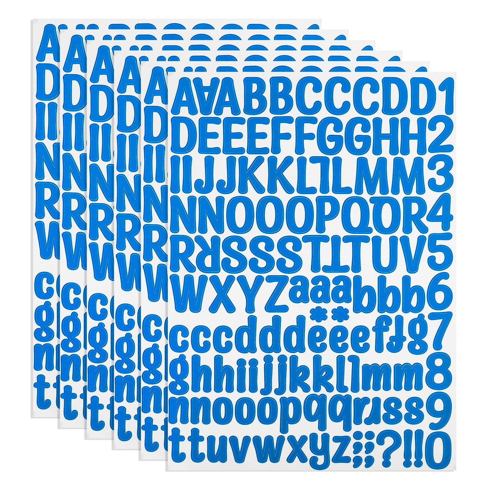 Uxcell Vinyl Letters Numbers Stickers Kit, Self Adhesive Decals for ...
