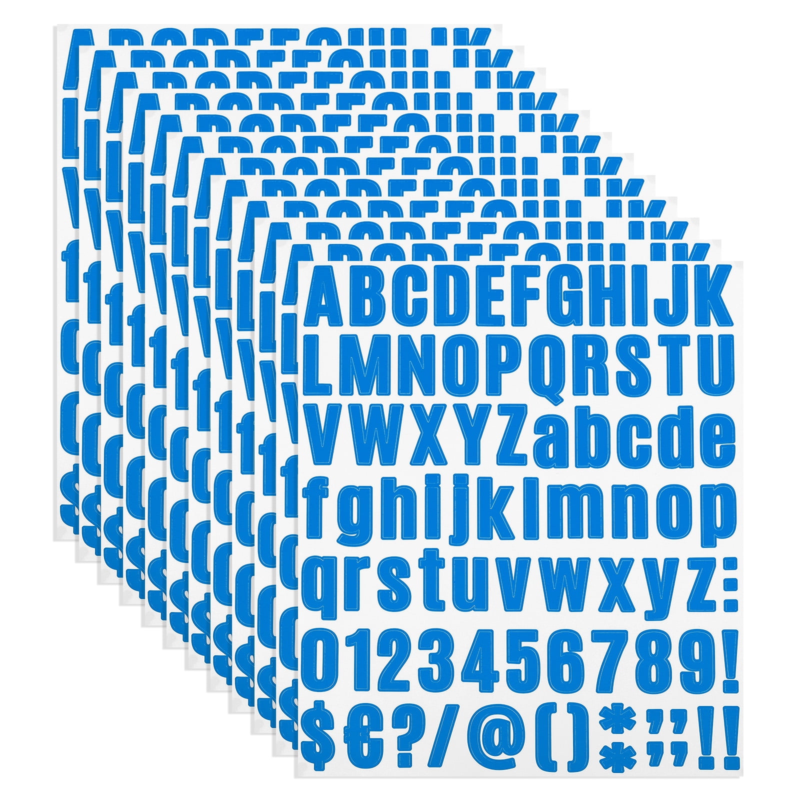 Uxcell Vinyl Letters Numbers Stickers Kit, Self Adhesive Decals for ...