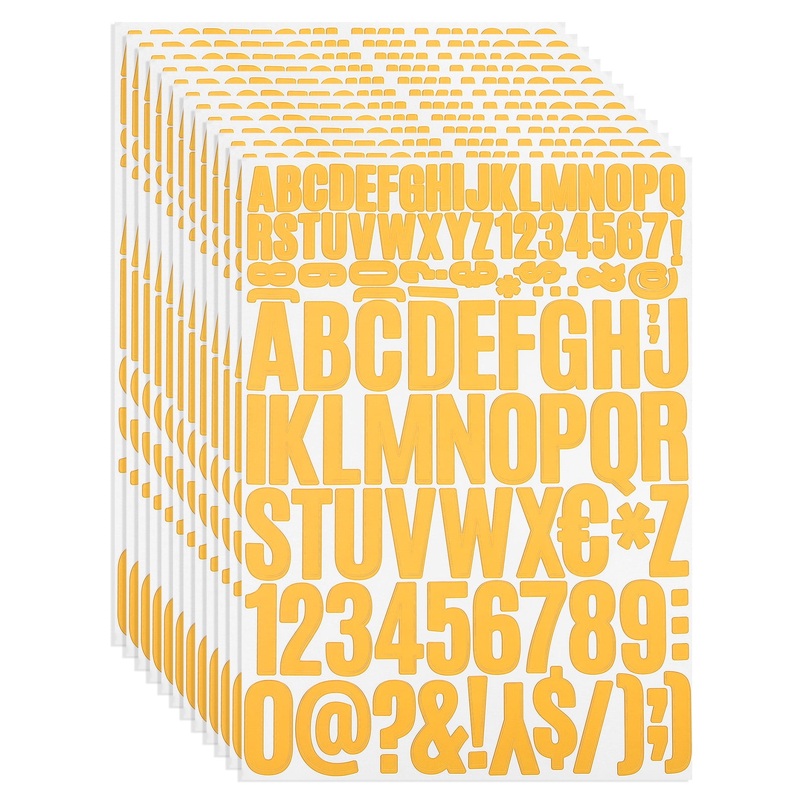 Uxcell Vinyl Letters Numbers Stickers Kit, Self Adhesive Decals for ...