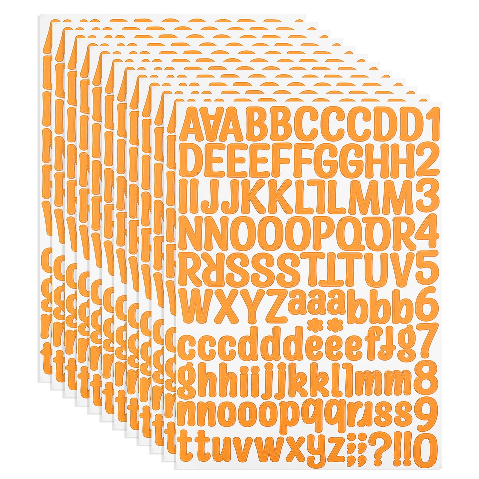 Uxcell Vinyl Letters Numbers Stickers Kit, Self Adhesive Decals for ...