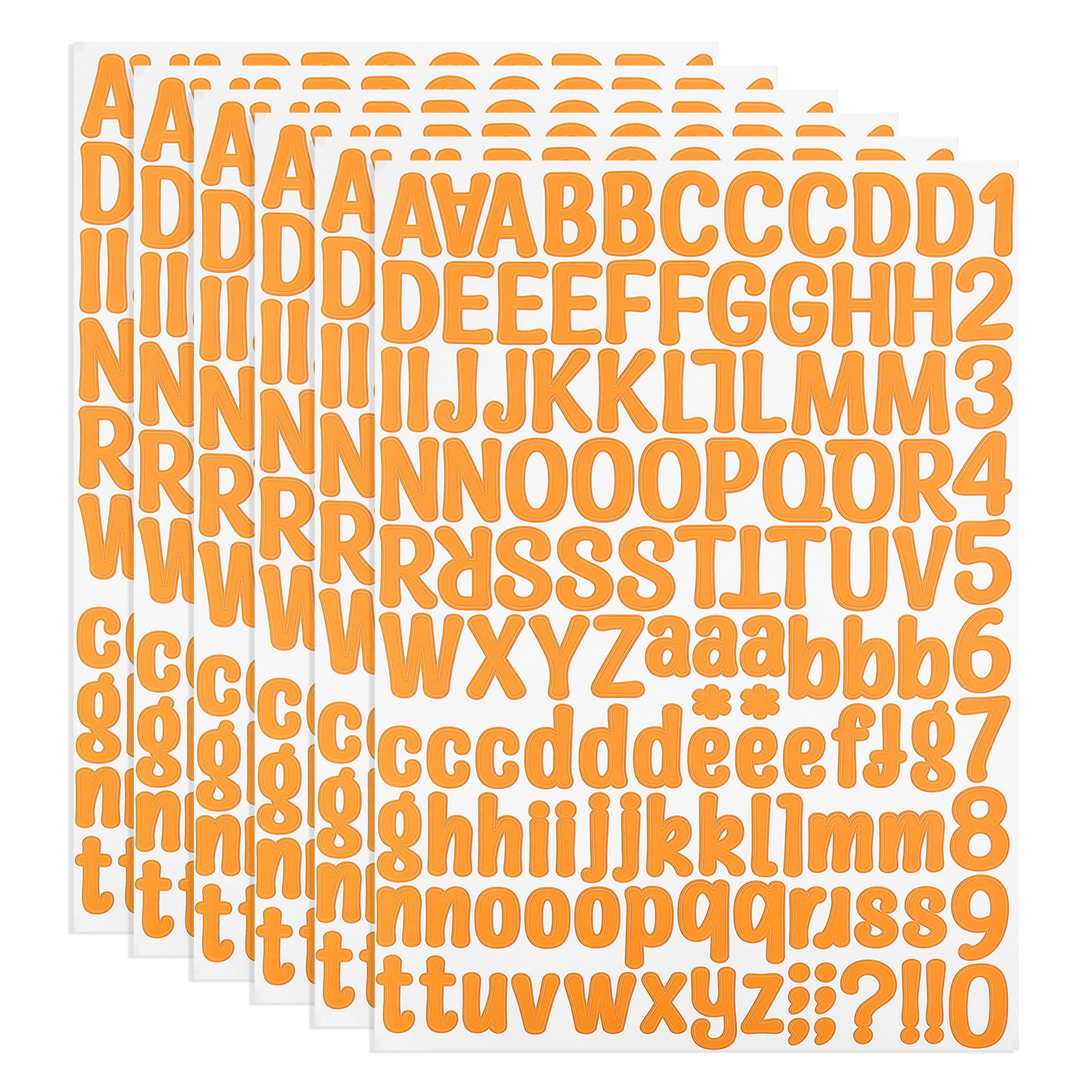Uxcell Vinyl Letters Numbers Stickers Kit, Self Adhesive Decals for ...