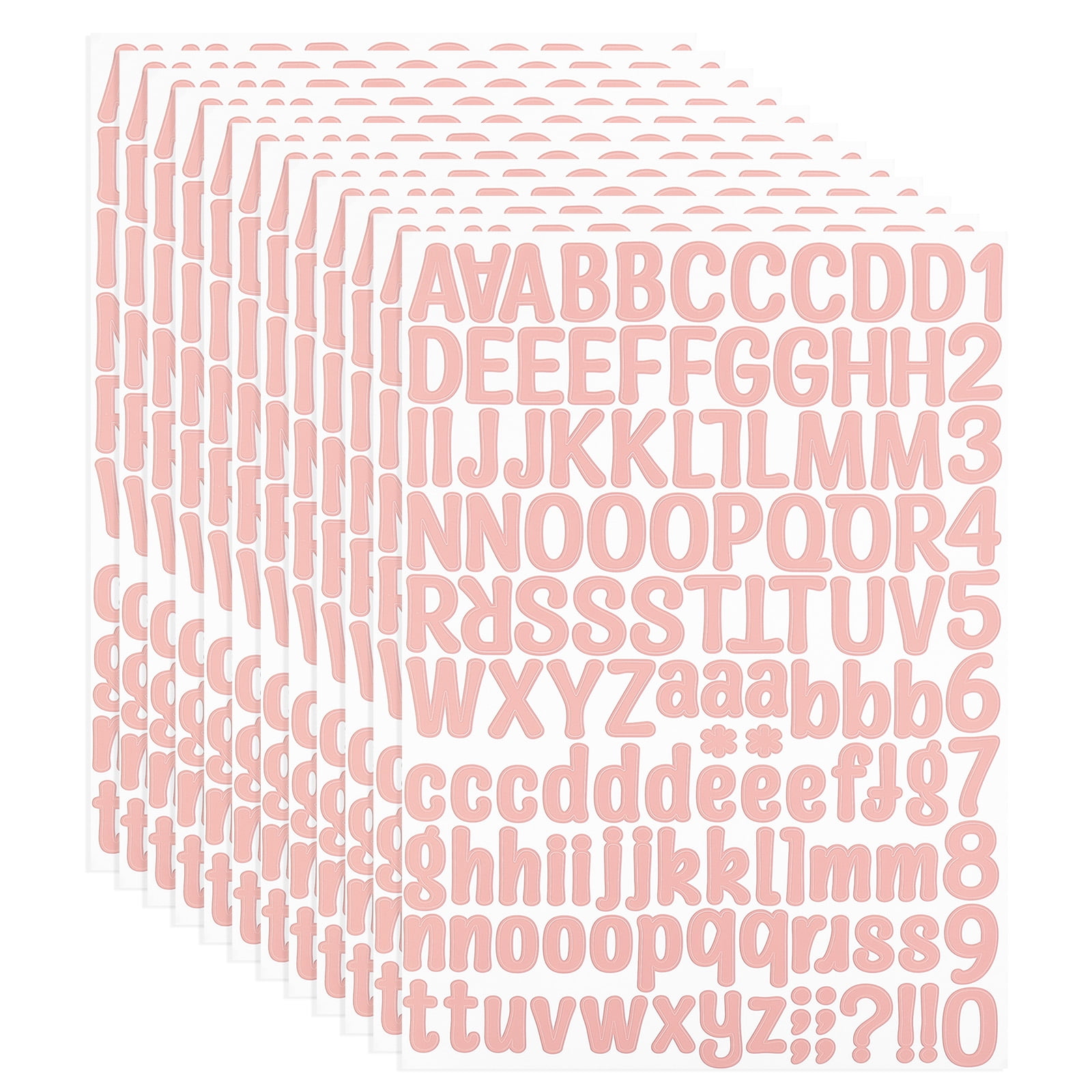 Uxcell Vinyl Letters Numbers Stickers Kit, Self Adhesive Decals for ...