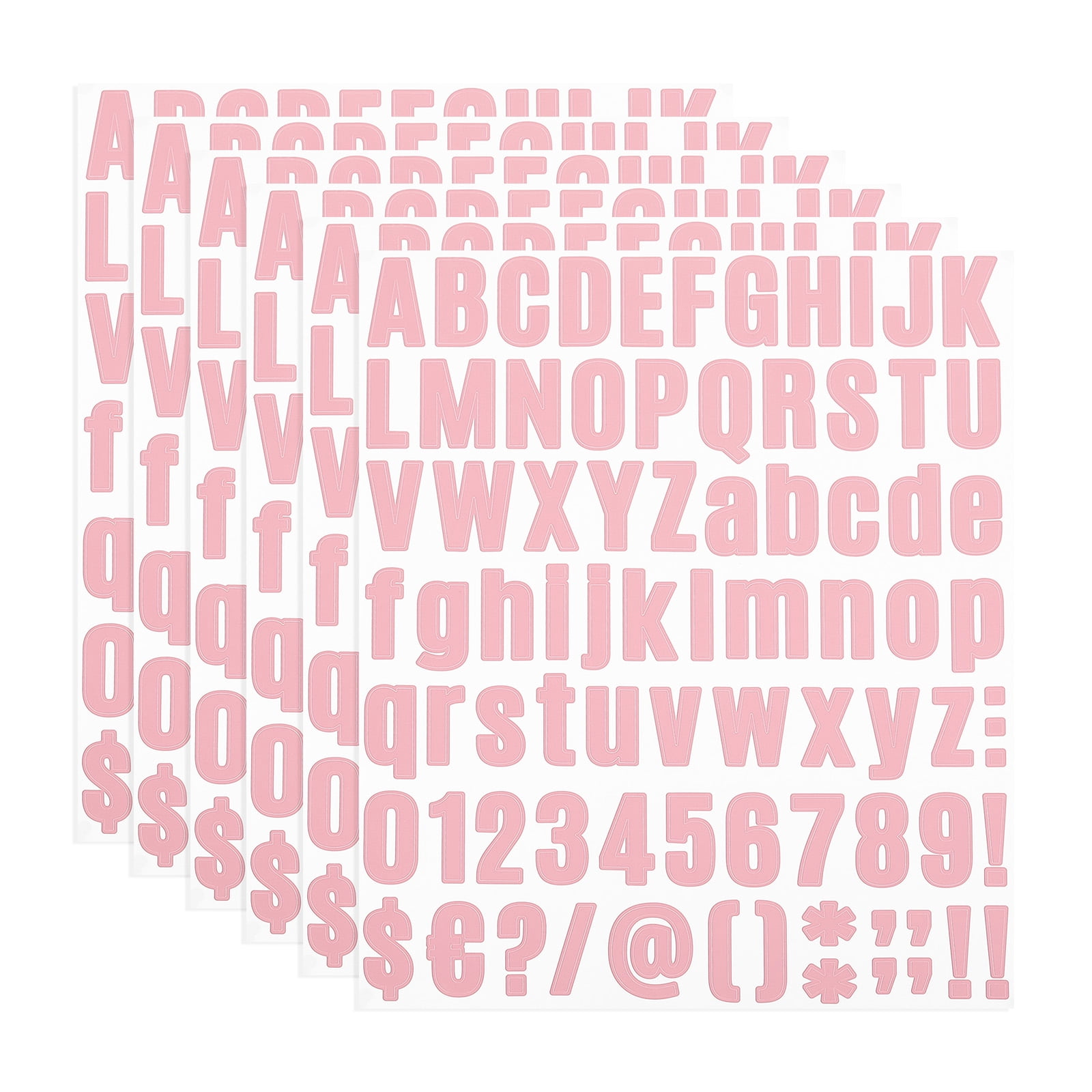Uxcell Vinyl Letters Numbers Stickers Kit, Self Adhesive Decals for ...