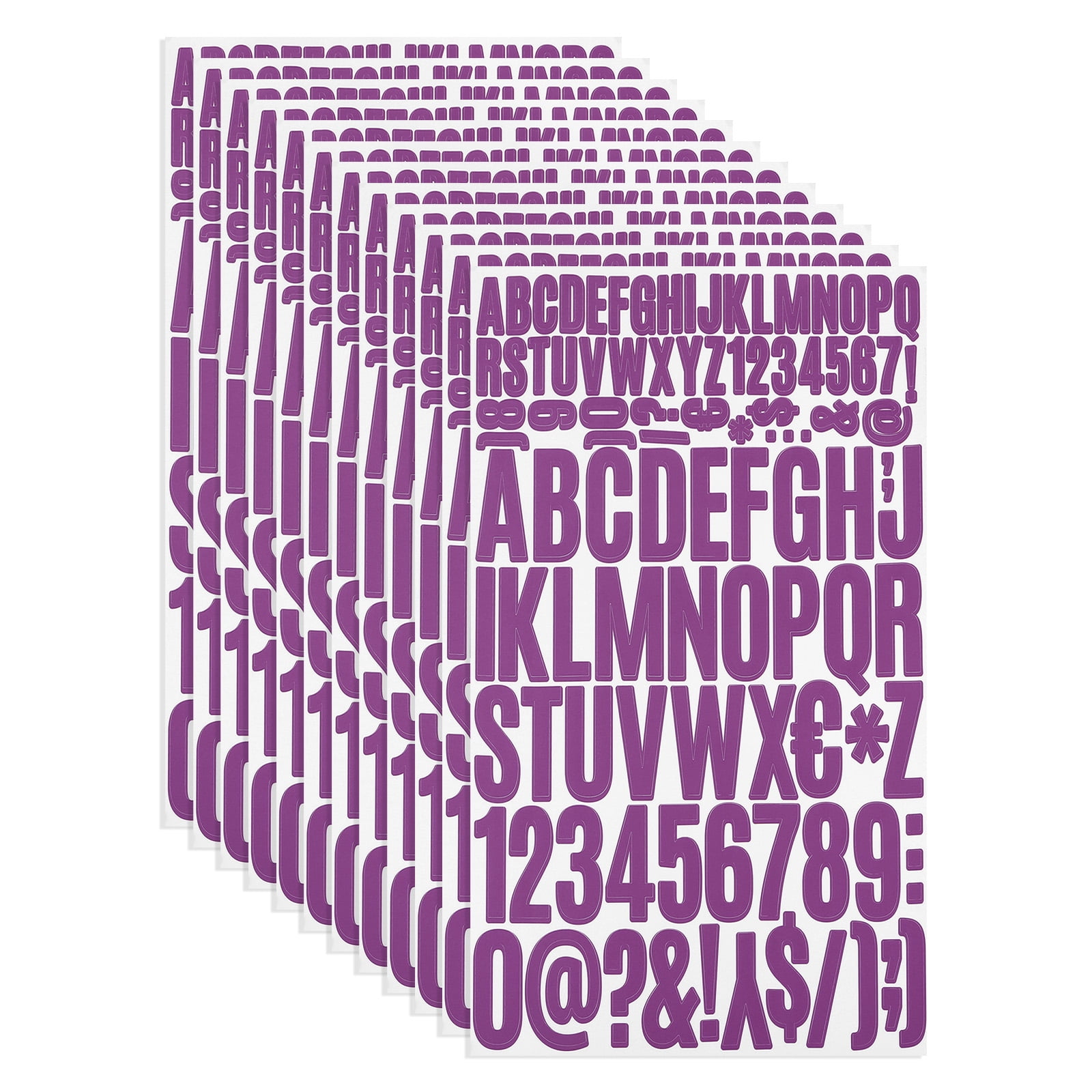 Uxcell Vinyl Letters Numbers Stickers Kit, Self Adhesive Decals for ...