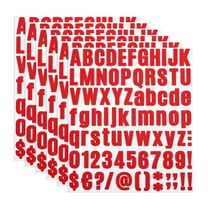 Uxcell Alphabet Letters Numbers Stickers, 6 Sheets Self Adhesive Large ...