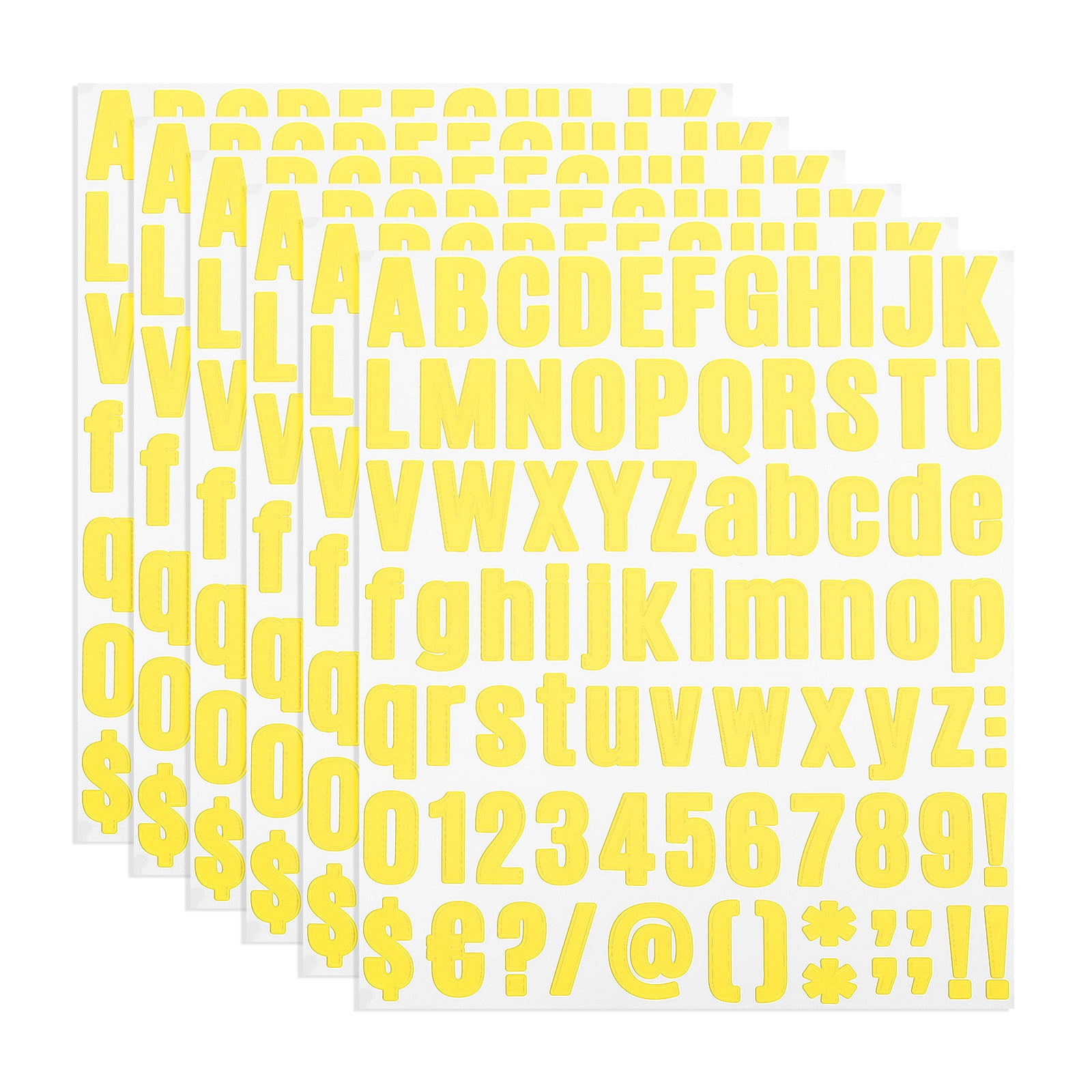 Uxcell Vinyl Letters Numbers Stickers Kit, Self Adhesive Decals for ...