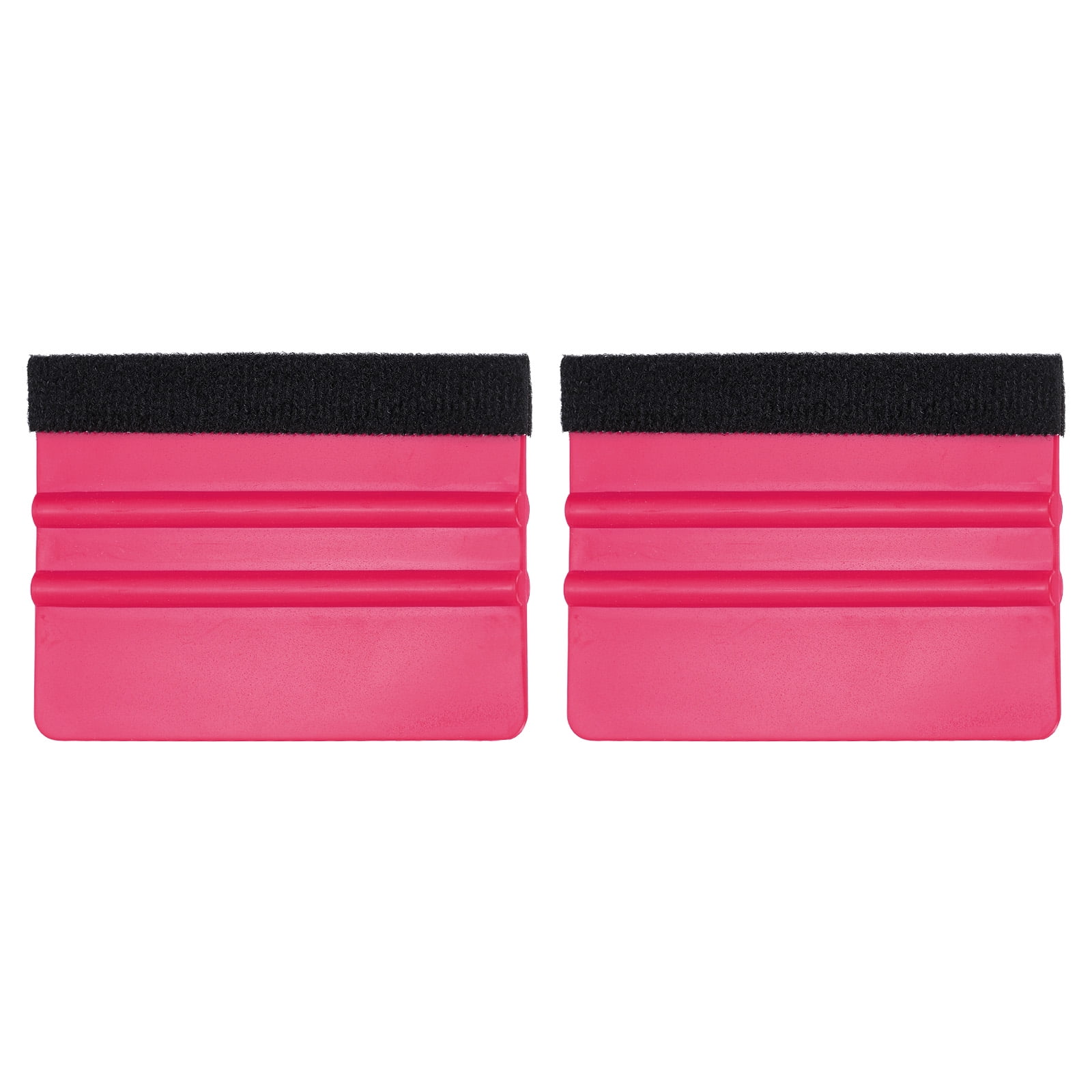 Uxcell 2pcs Vinyl Squeegee Felt Edge 4" Squeegee Felt Fabric Vinyl ...