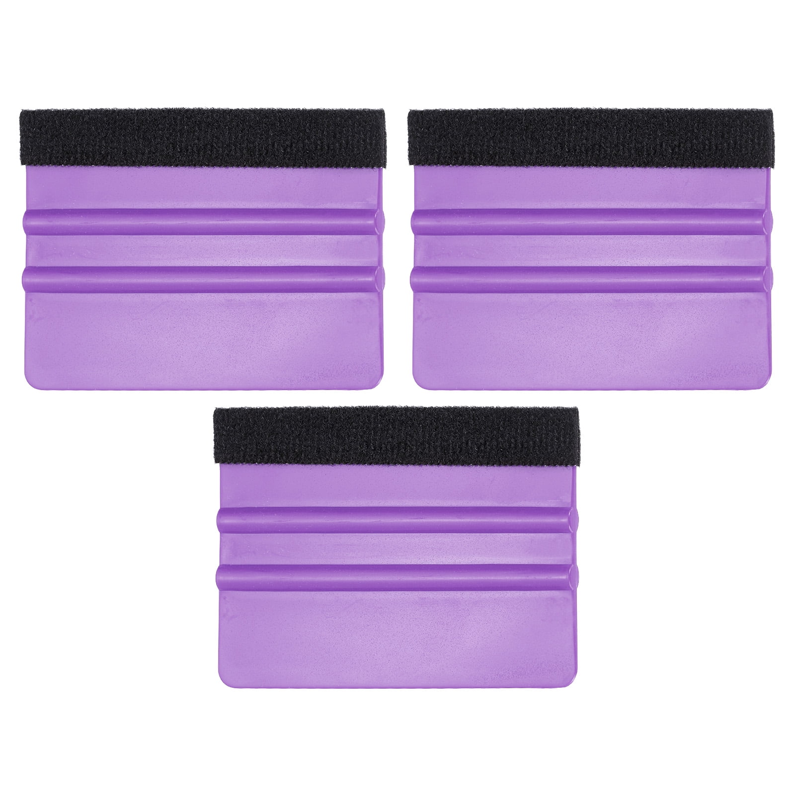 Uxcell 3pcs Vinyl Squeegee Felt Edge 4" Squeegee Felt Fabric Vinyl ...