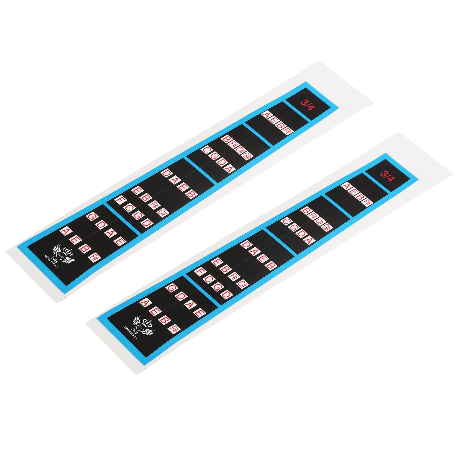 Uxcell Violin Finger Guide Violin Fingerboard Stickers Fretboard Guide ...