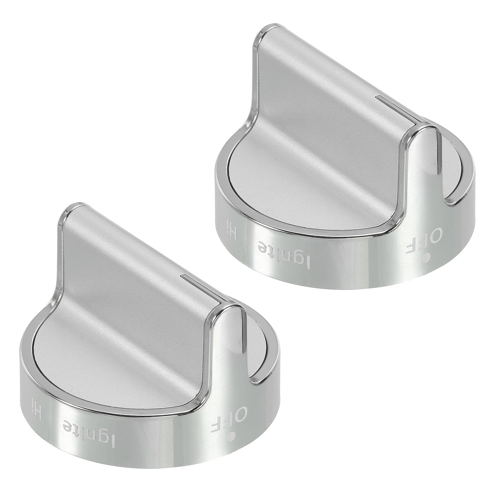 Uxcell W10766544 Burner Knobs Control Knob 49mmx35mm Stainless Steel ...