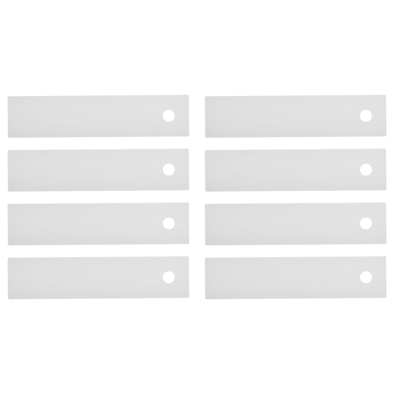 Uxcell WE1M504 Dryer Drum Bearing Slides Plastic White 8 Pack - Walmart.com