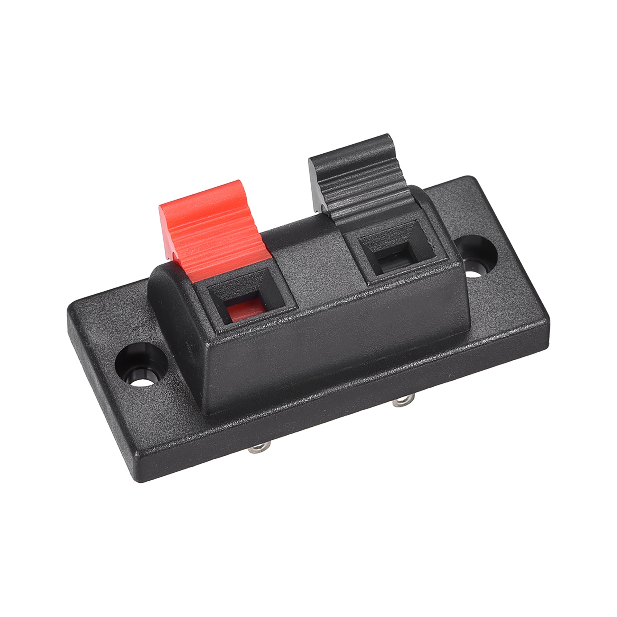 Uxcell WP2-10 Spring Speaker Terminal Clip Push Release Connector Strip ...