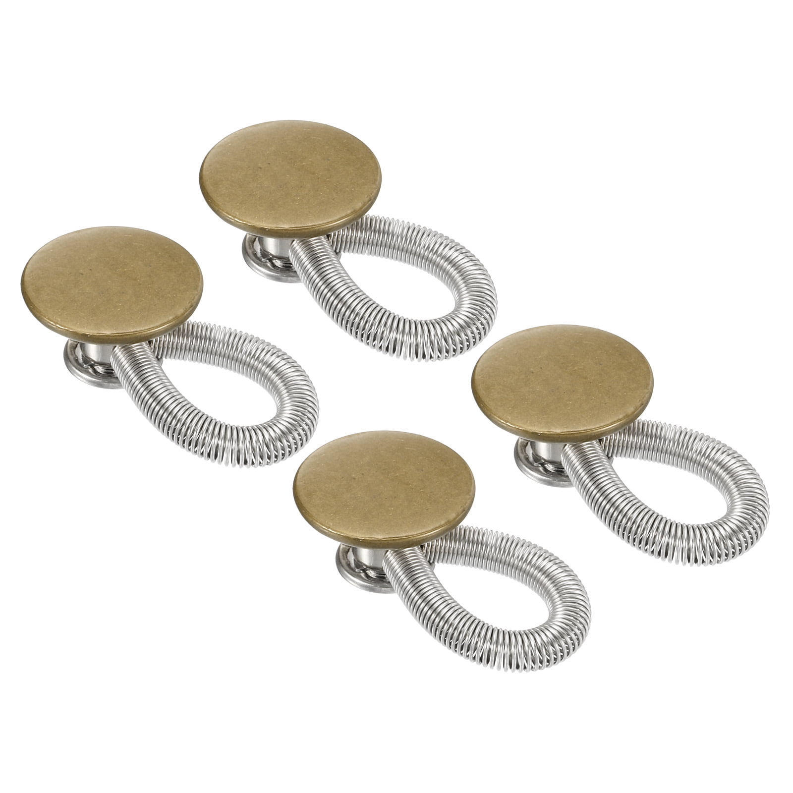 Uxcell Waist Extender Buckle Retractable Jeans Button Pins Pants ...