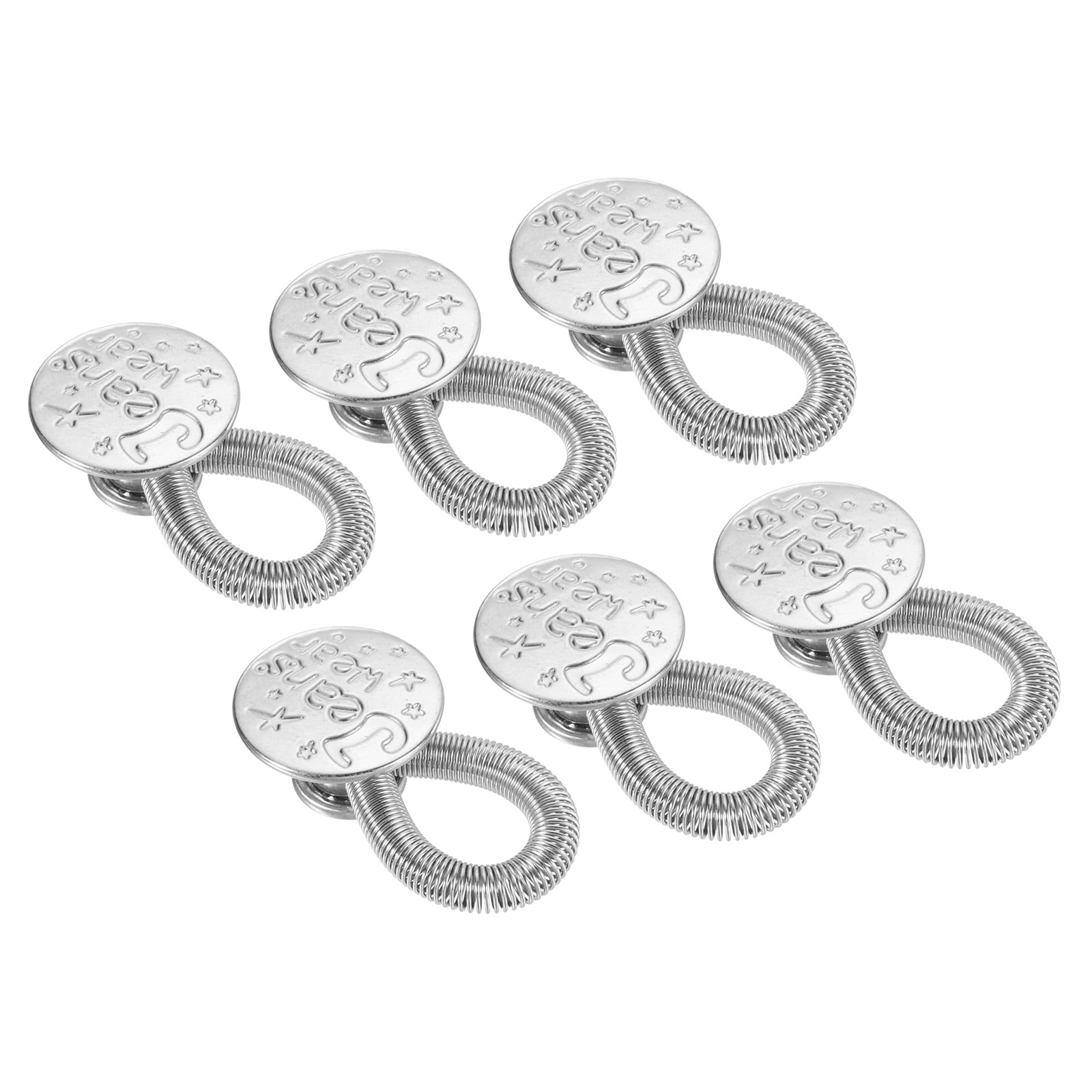 Uxcell Waist Extender Buckle Retractable Jeans Button Pins Pants ...