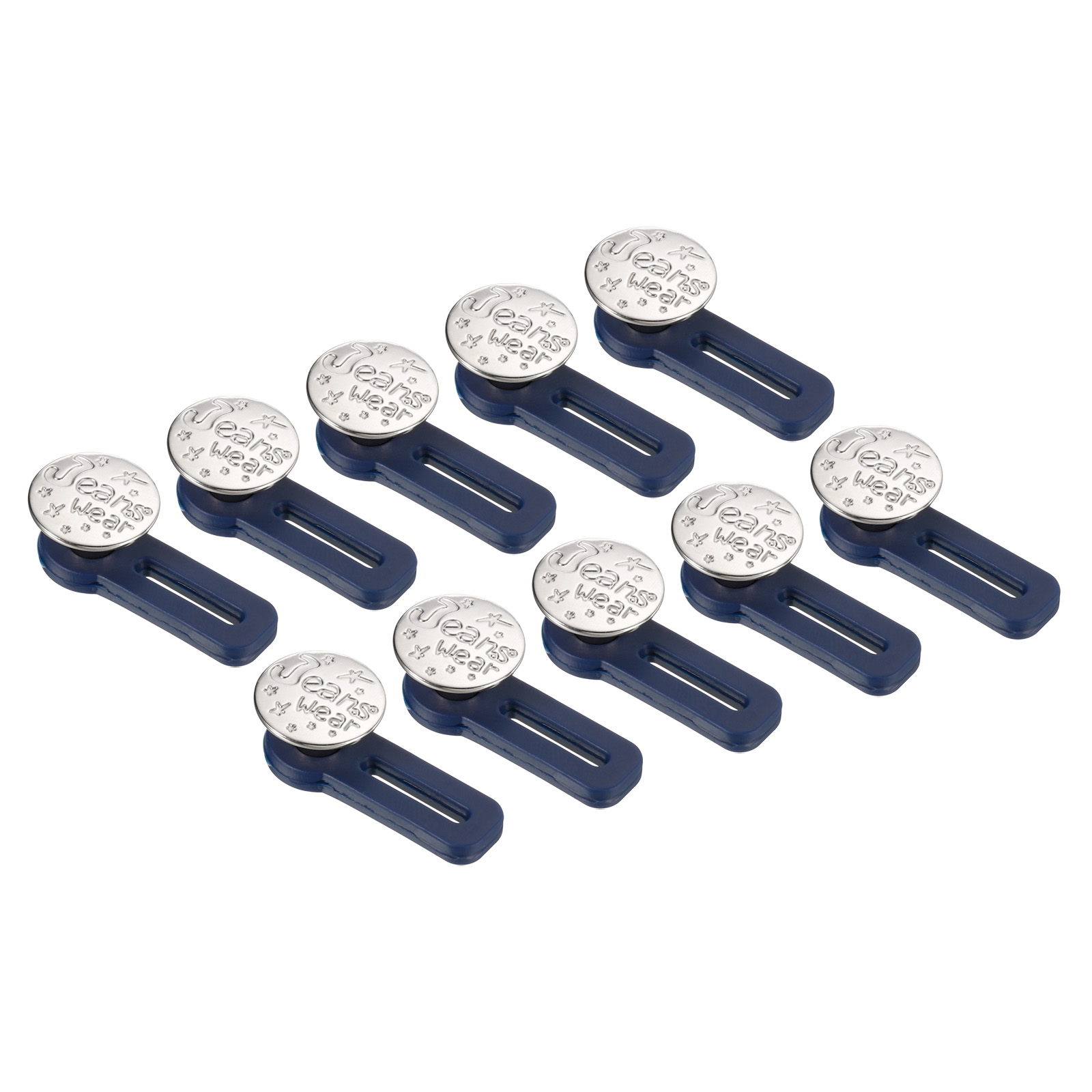 Uxcell Waist Extender Buckle Retractable Jeans Button Pins Pants ...