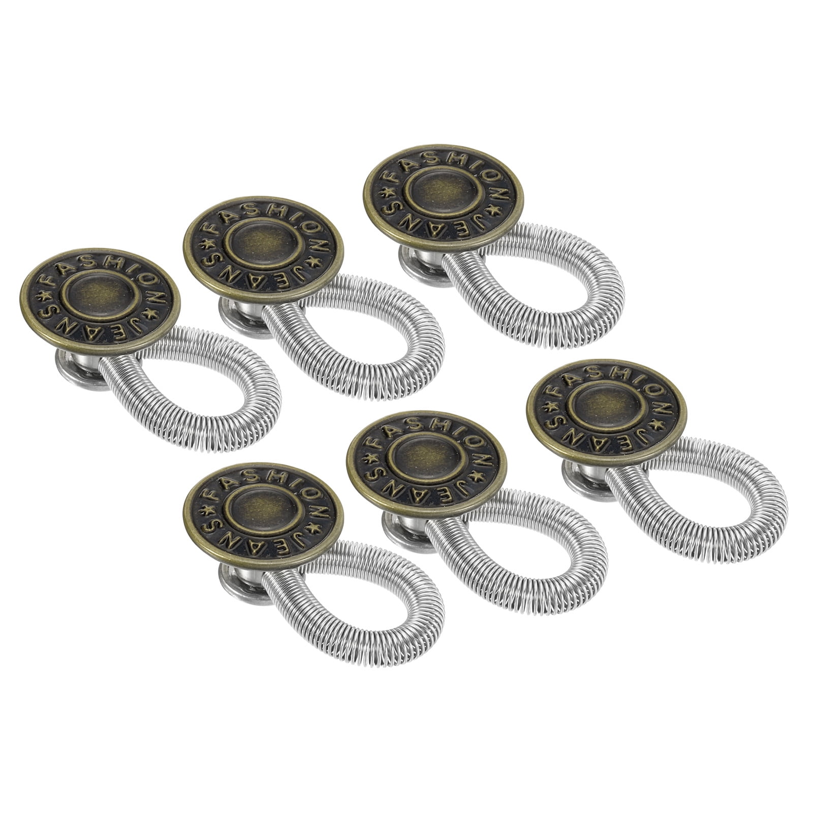 Uxcell Waist Extender Buckle Retractable Jeans Button Pins Pants ...