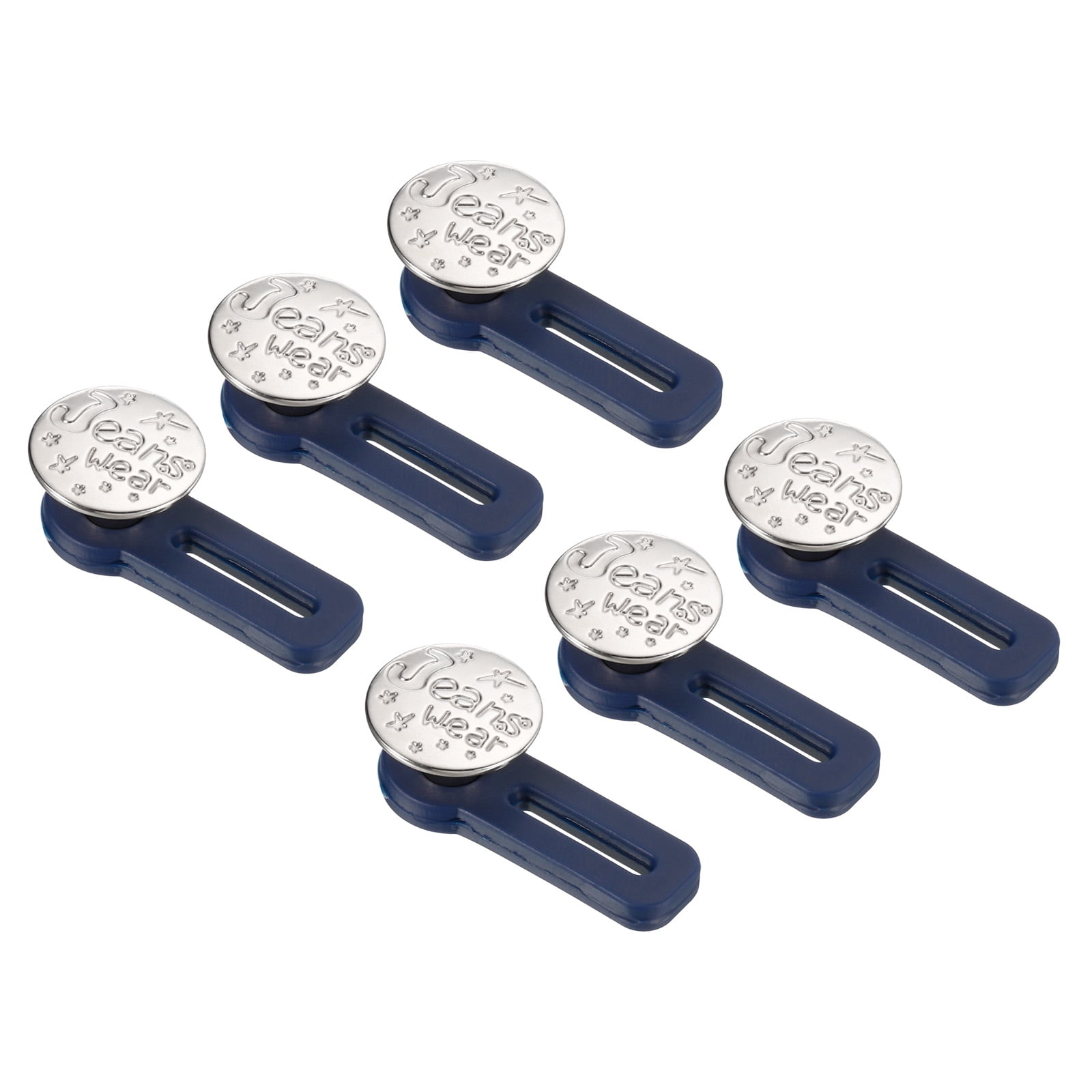 Uxcell Waist Extender Buckle Retractable Jeans Button Pins Pants ...