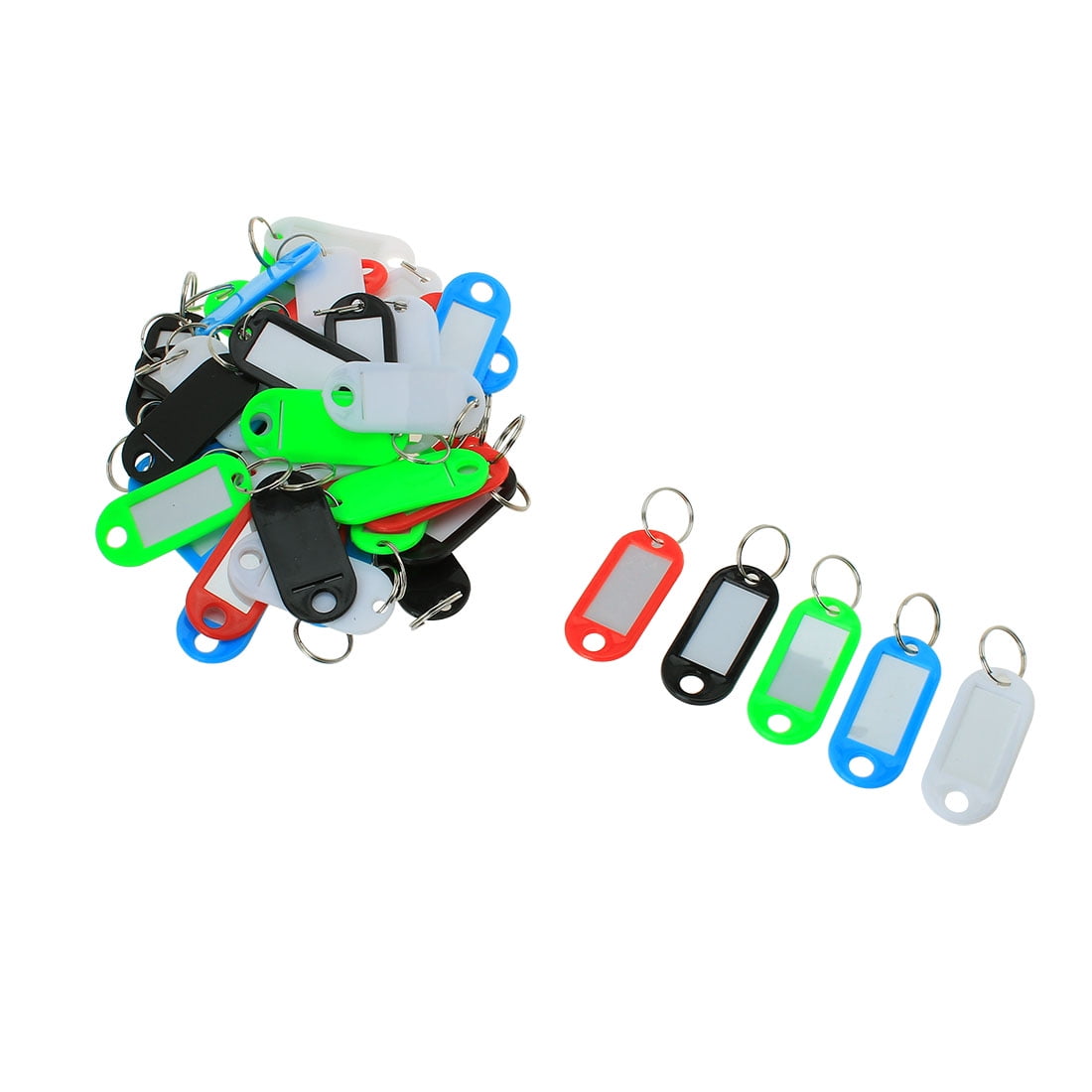 Uxcell Waiter Salesman Colorful Plastic Name Tag Badge Clip Holder ...