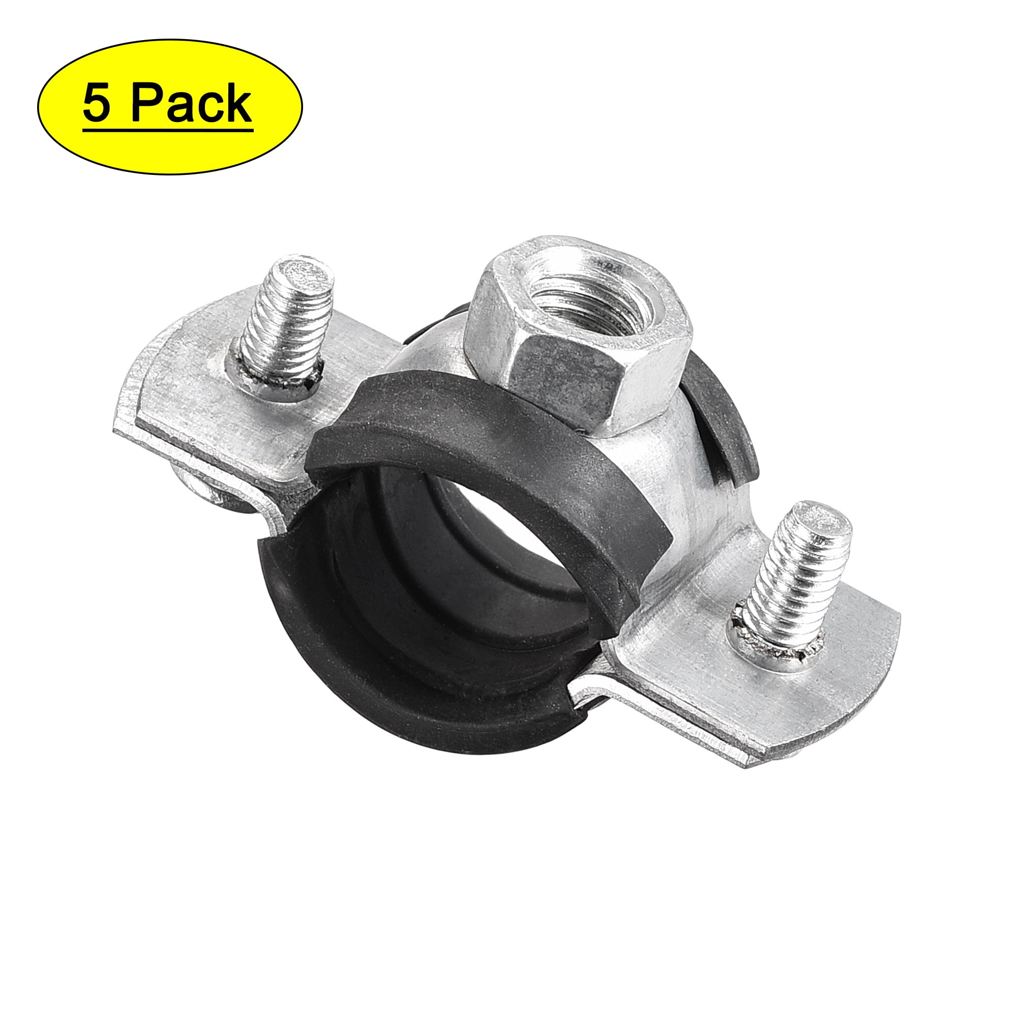 Uxcell Wall Ceiling Mount Iron 3/4" (20mm) Adjustable Pipe Bracket ...