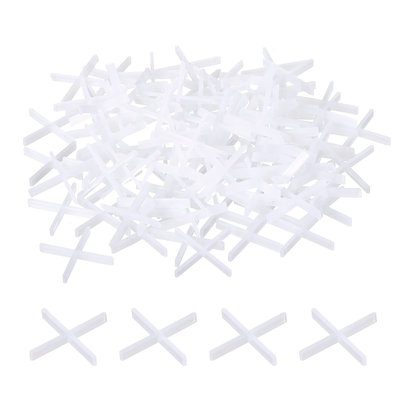 Uxcell Wall Floor Tile Plastic Cross Spacer Tile Spacers 1.5mm 1/16 ...