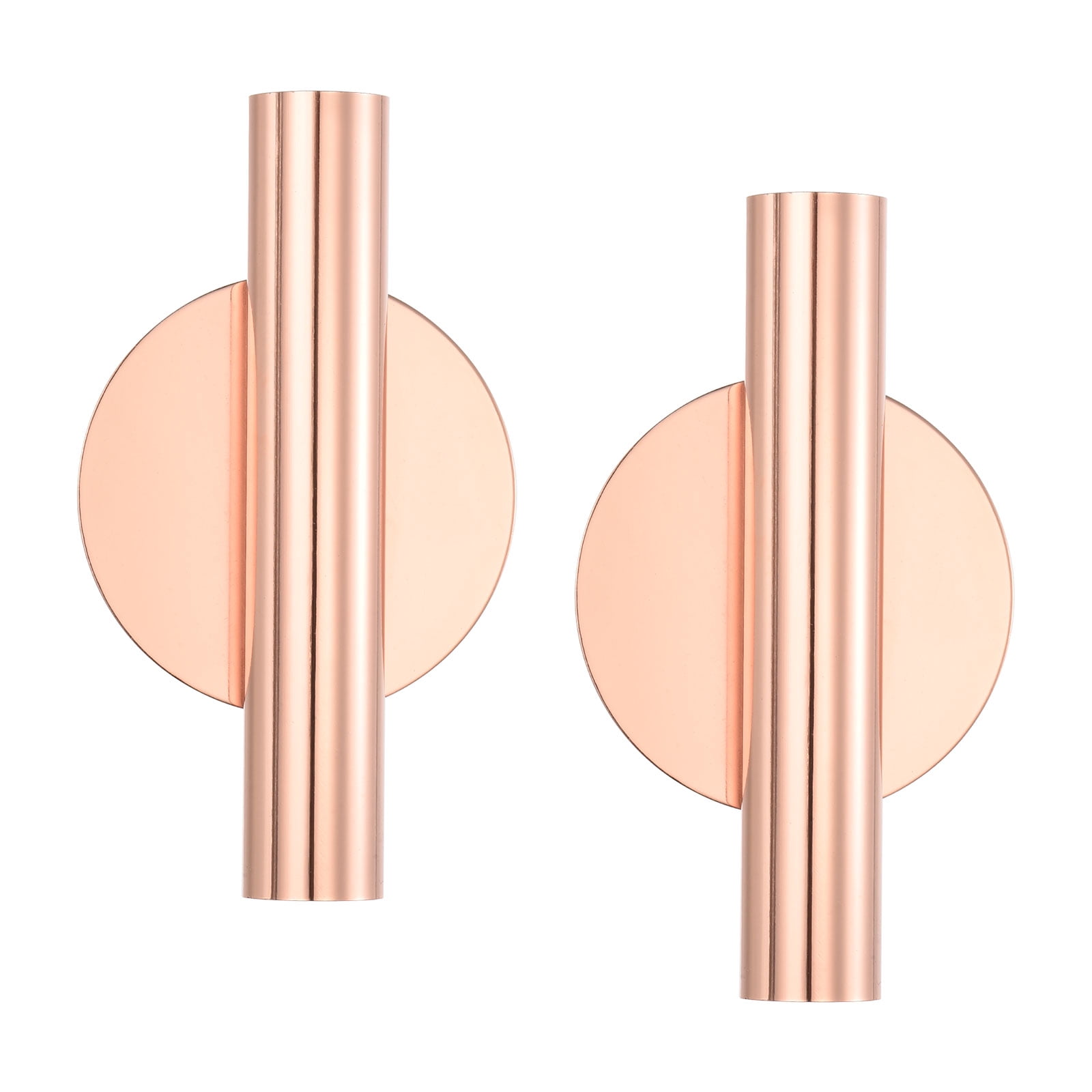 Uxcell Wall Flower Vase Tube Metal Floral Tubes Wall-Mounted Flower ...