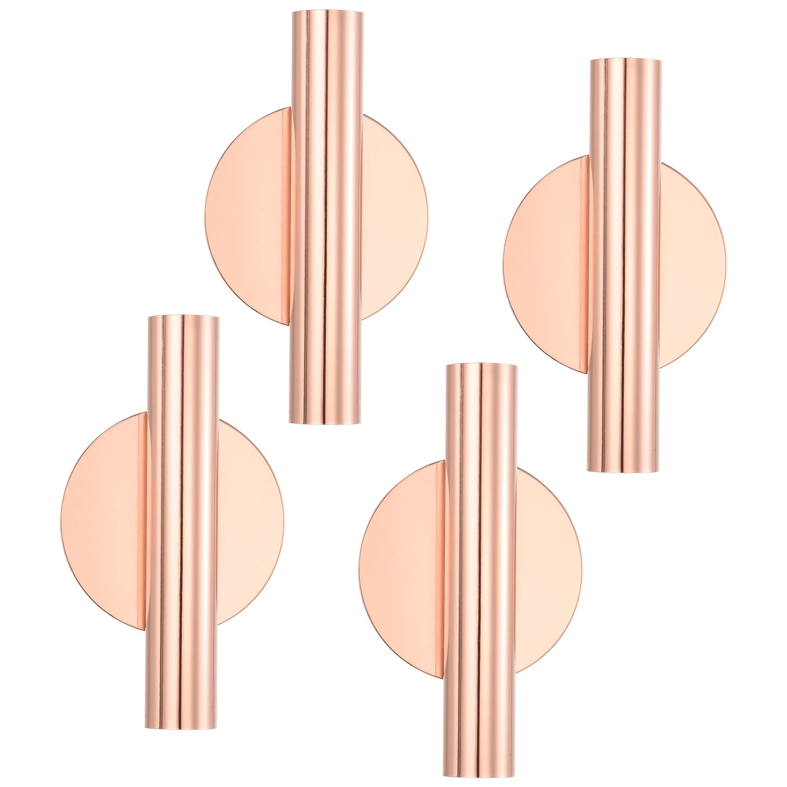 Uxcell Wall Flower Vase Tube Metal Floral Tubes Wall-Mounted Flower ...