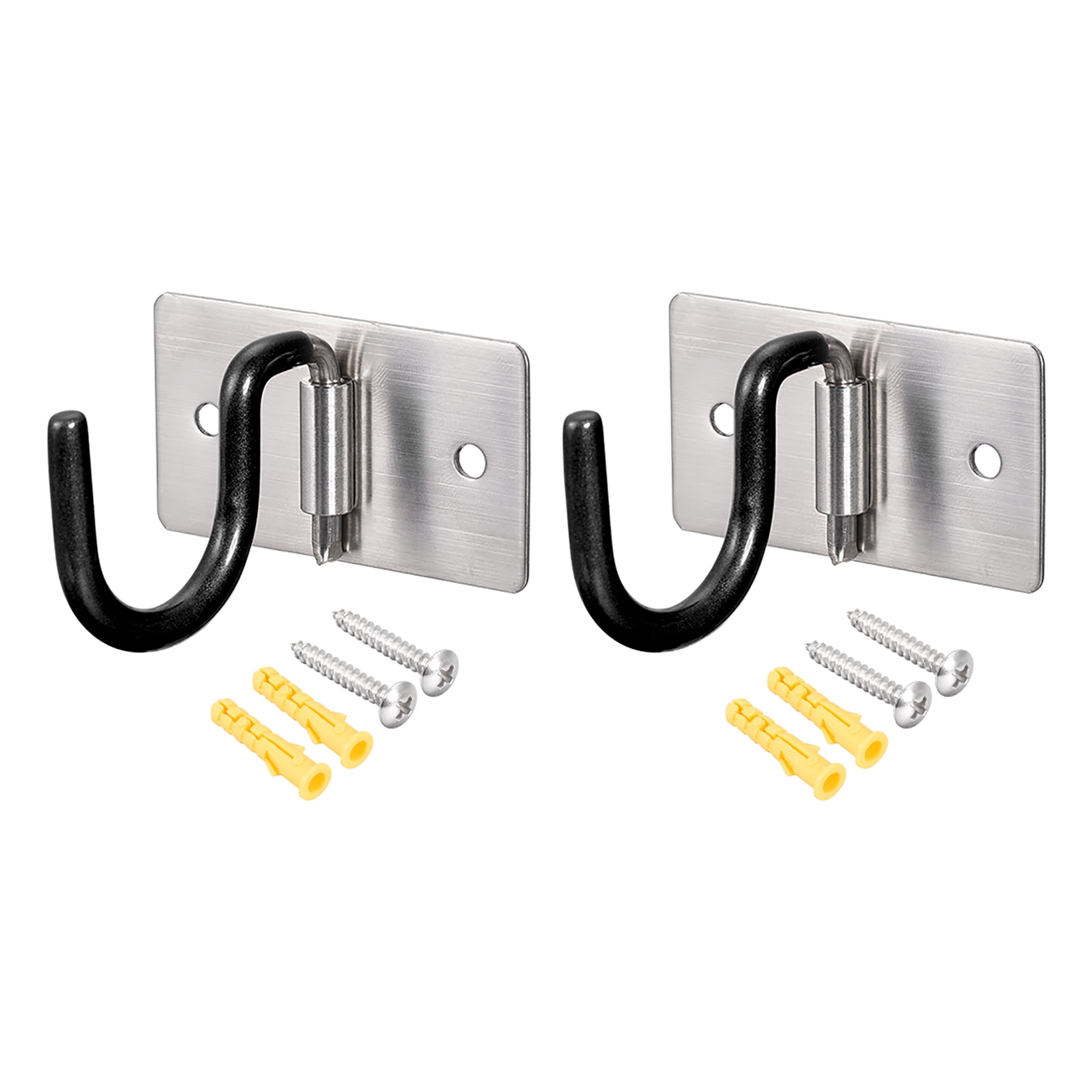 Uxcell Wall Hooks Mop Broom Holder Organizer Wall Mount Hook S Type ...