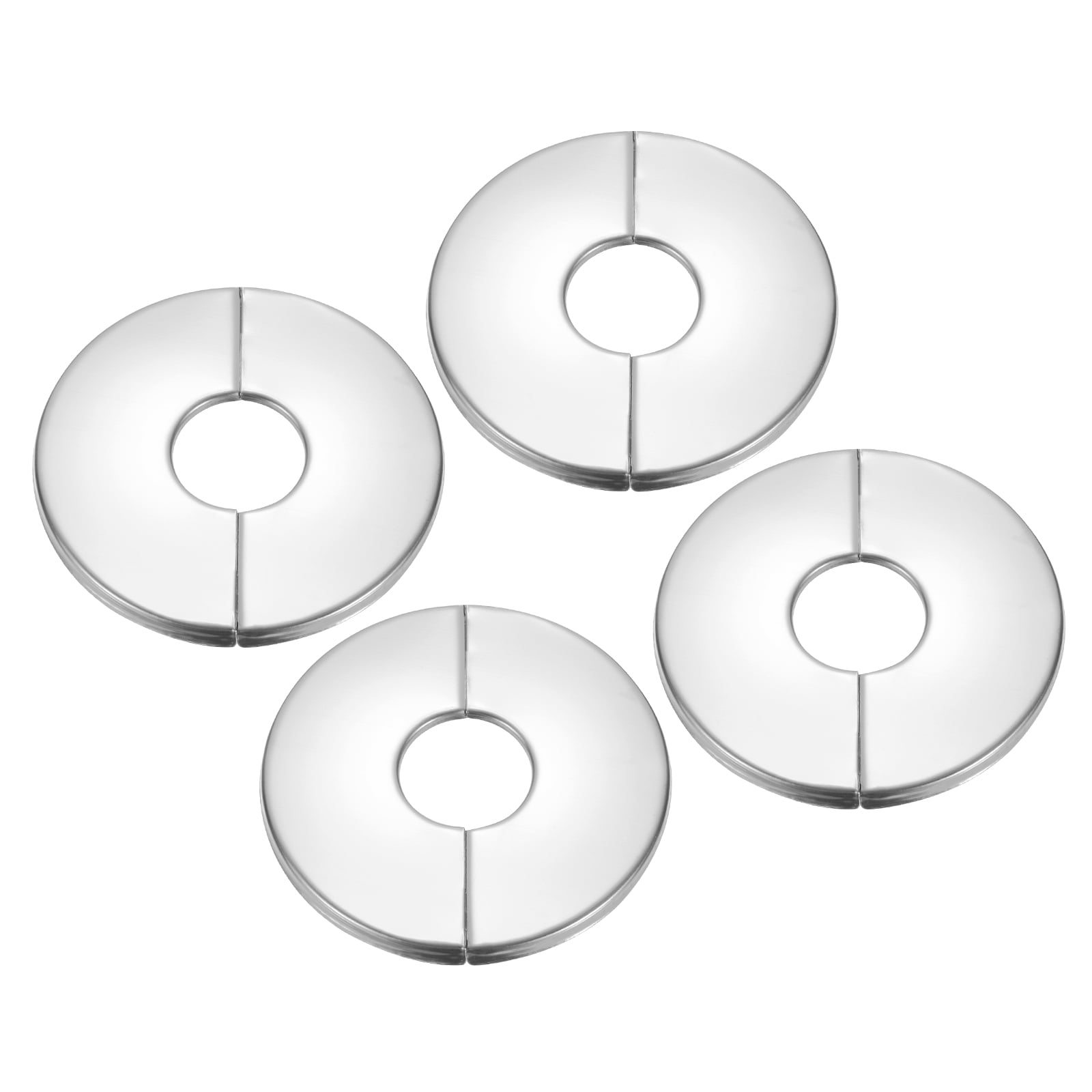 Uxcell Wall Split Flange Stainless Steel Self Adhesive Escutcheon Plate ...