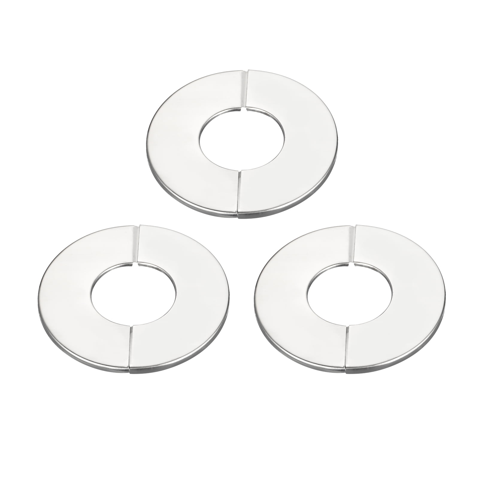 Uxcell Wall Split Flange, 201 Stainless Steel Round Escutcheon Plate ...