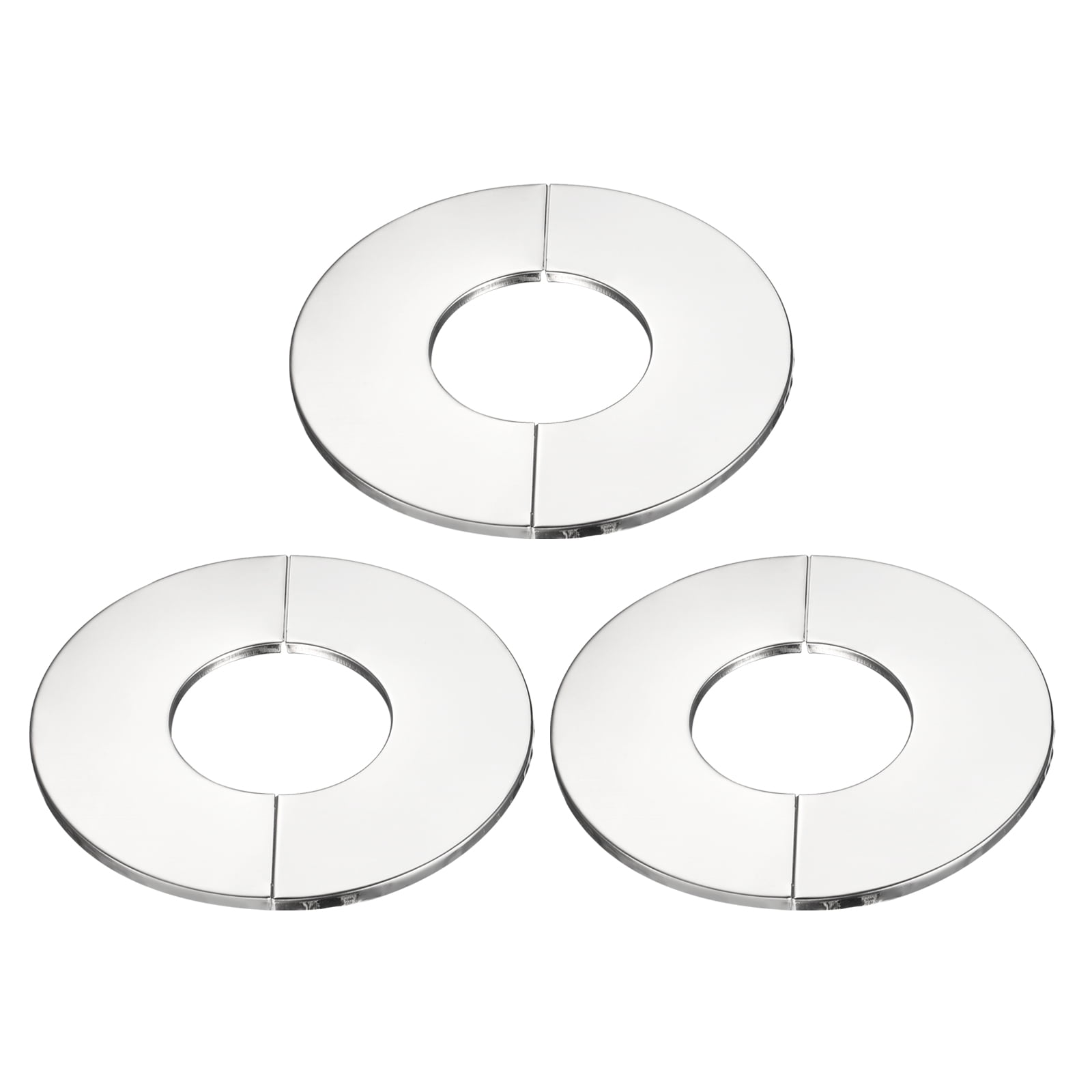 Uxcell Wall Split Flange, 201 Stainless Steel Round Escutcheon Plate ...