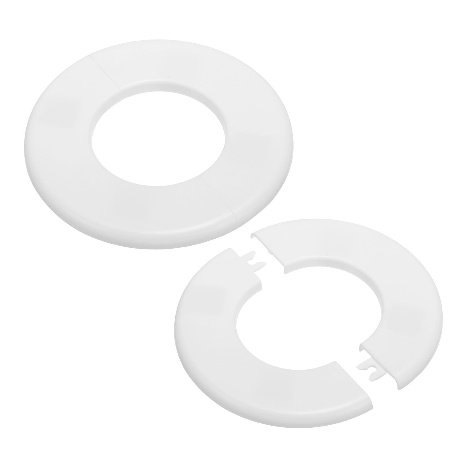 Uxcell Wall Split Flange ABS Round Self-Adhesive Escutcheon Plate ...